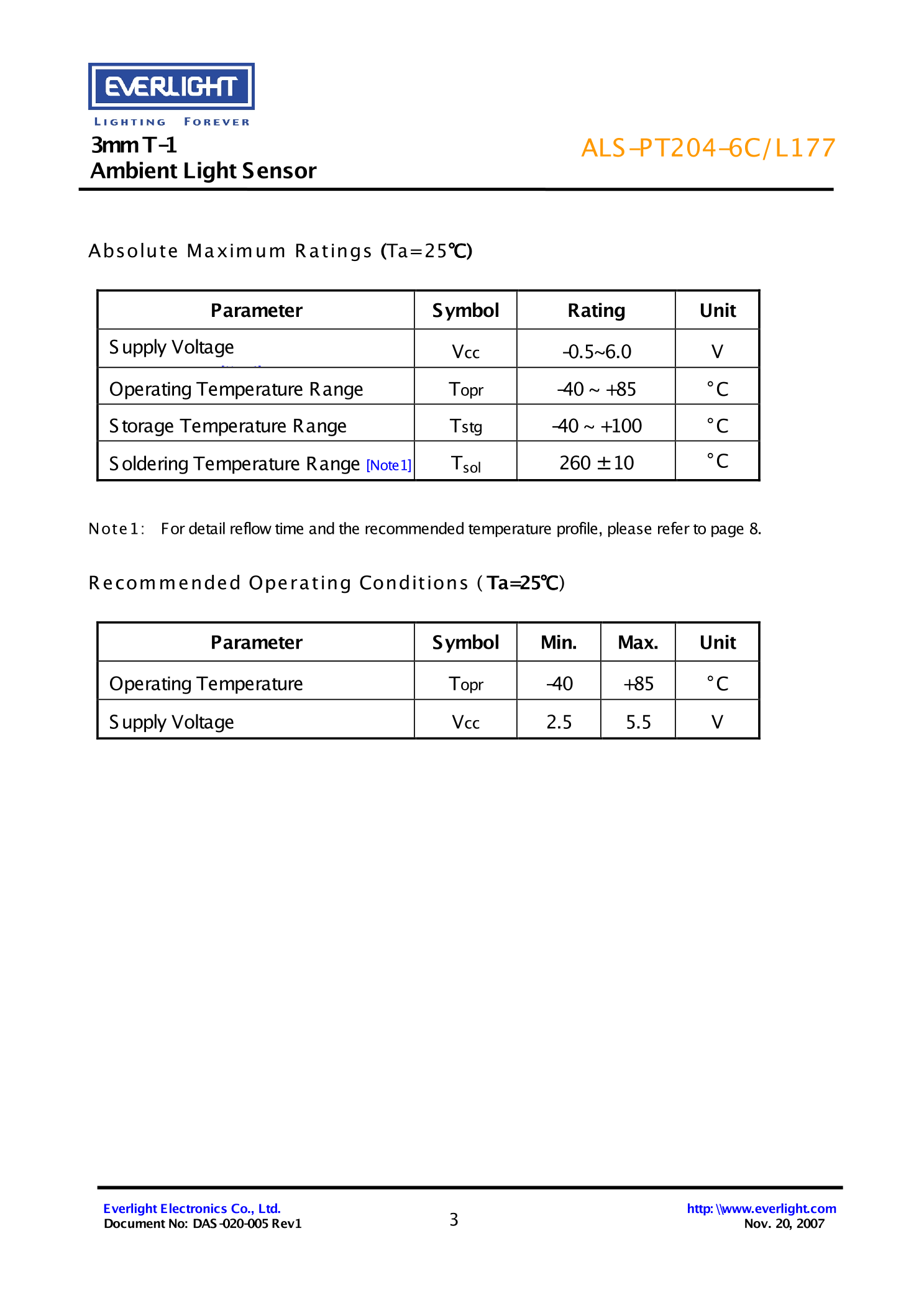 ALS-PT204-6C/L177_（EVERLIGHT(亿光)）ALS-PT204-6C/L177中文资料_价格_PDF手册-立创电子商城