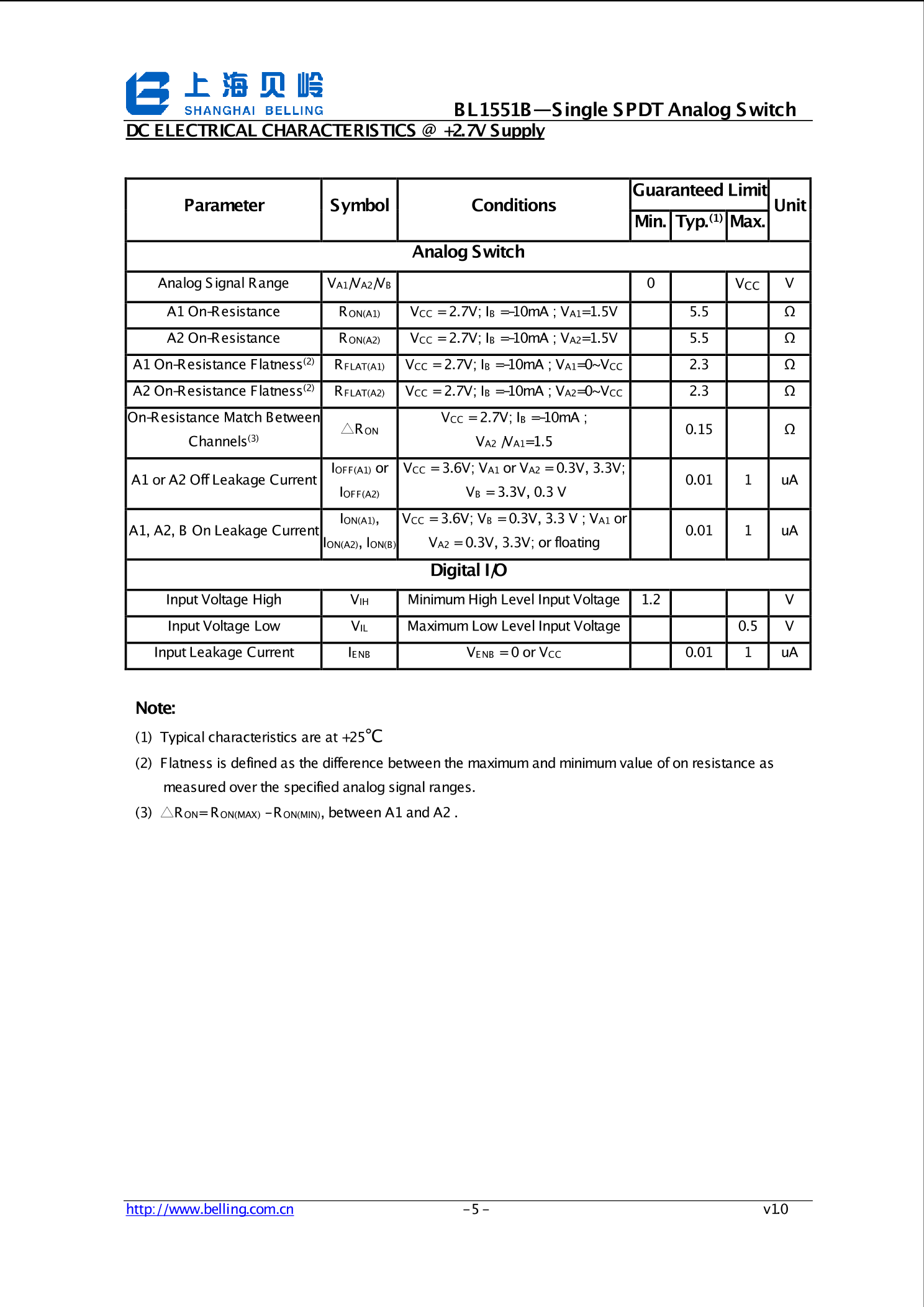 BL1551B_（BL(上海贝岭)）BL1551B中文资料_价格_PDF手册-立创电子商城