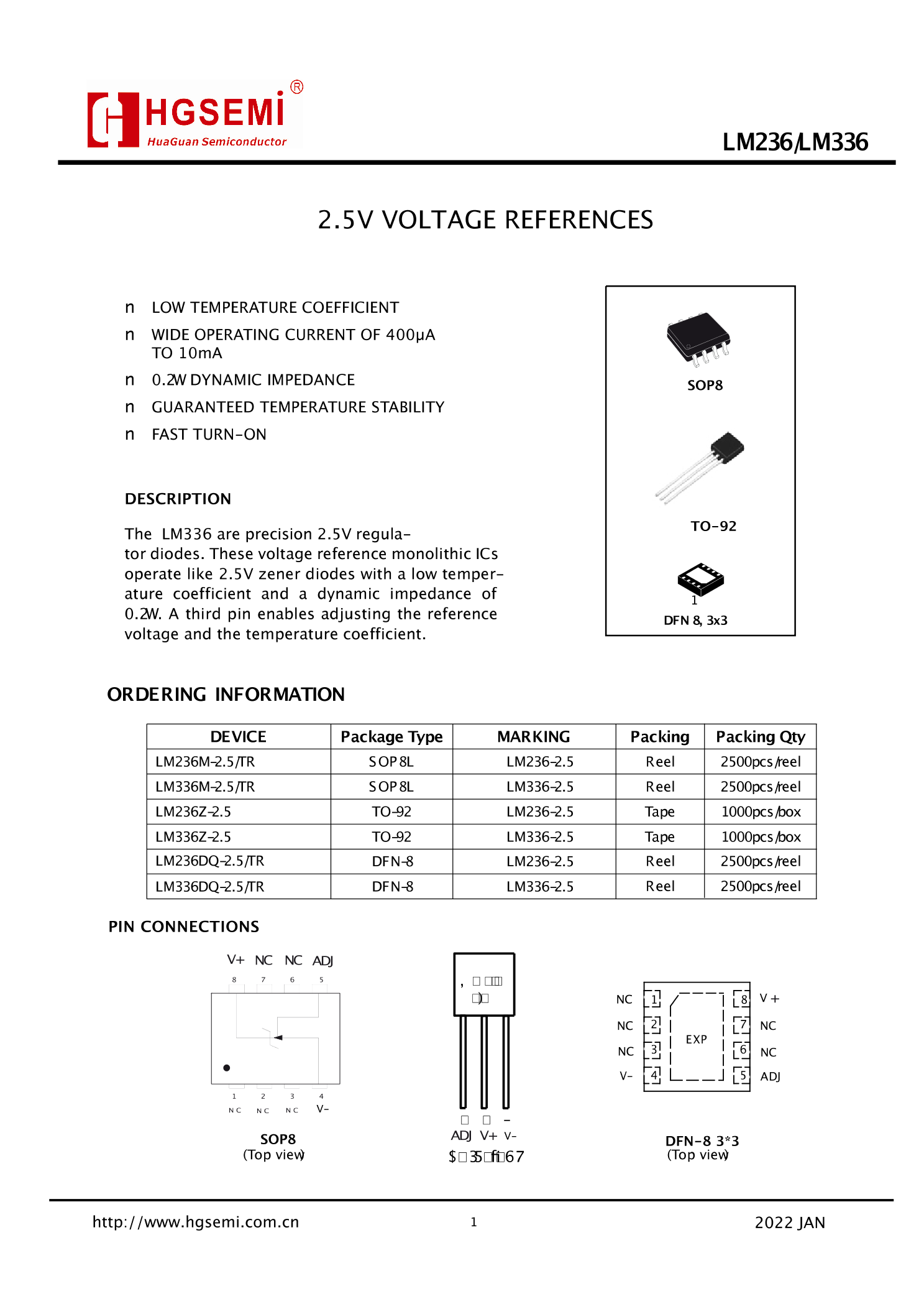 LM336M-2.5/TR_（HGSEMI(华冠)）LM336M-2.5/TR中文资料_价格_PDF手册-立创电子商城