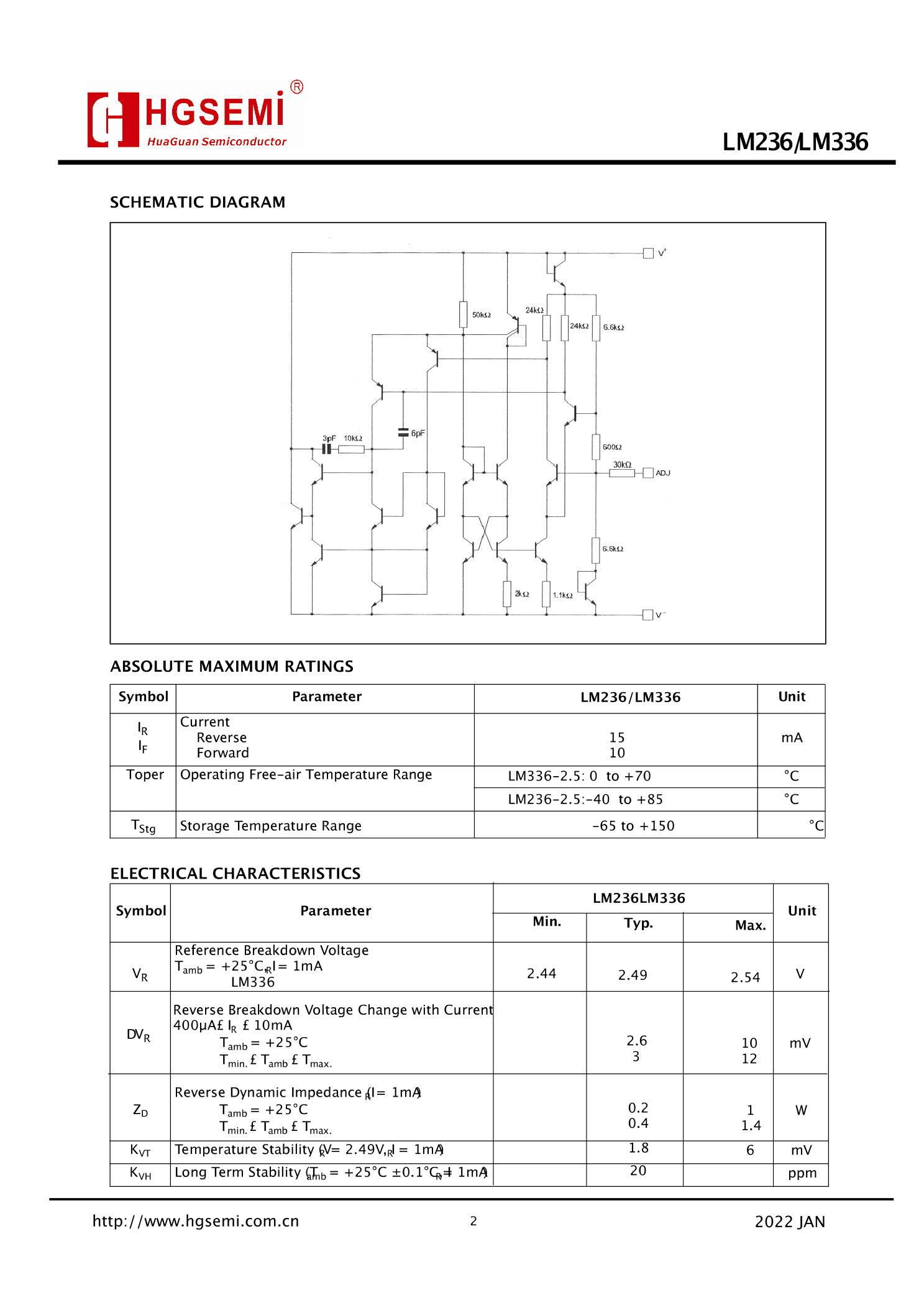 LM336M-2.5/TR_（HGSEMI(华冠)）LM336M-2.5/TR中文资料_价格_PDF手册-立创电子商城