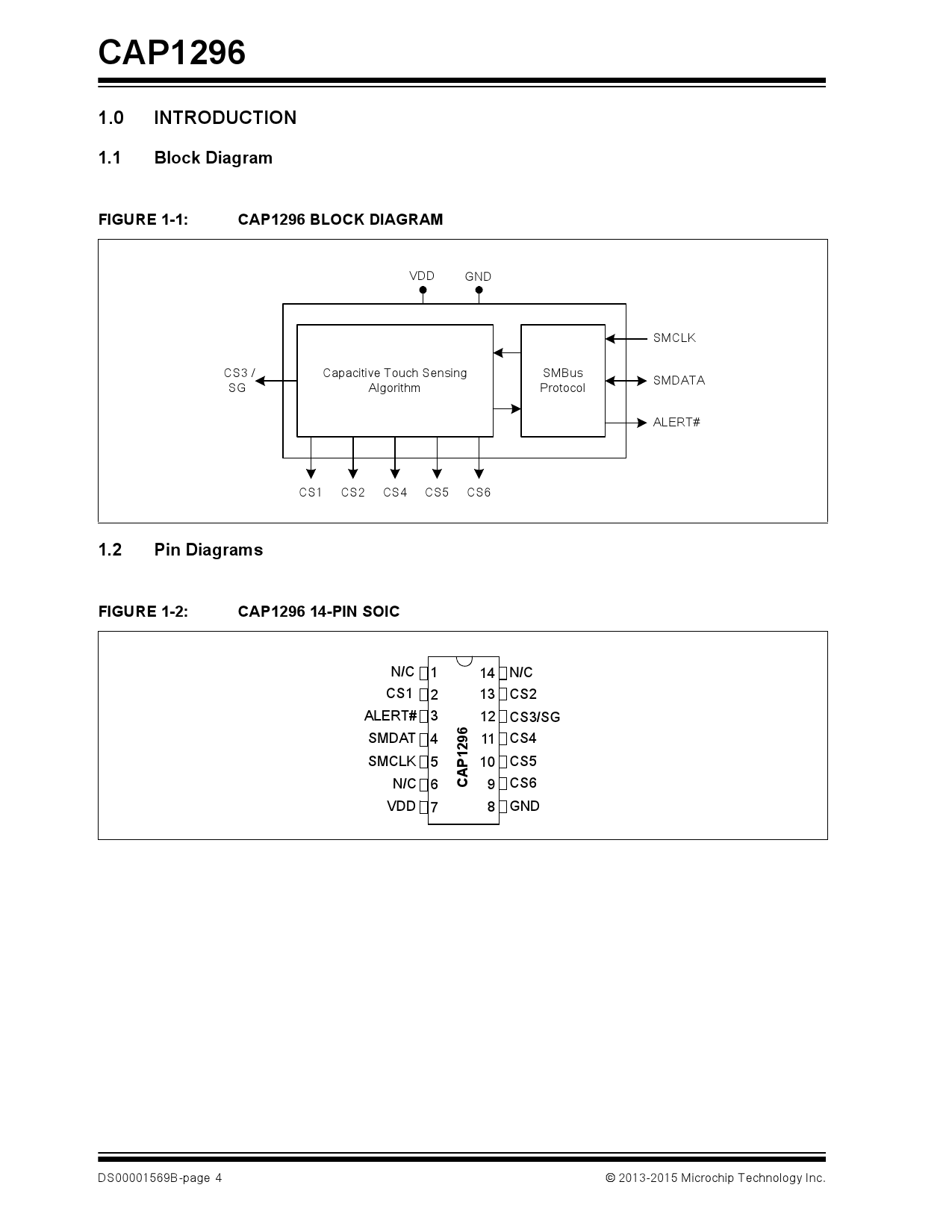 CAP1296-1-AIA-TR_（MICROCHIP(美国微芯)）CAP1296-1-AIA-TR中文资料_价格_PDF手册-立创电子商城