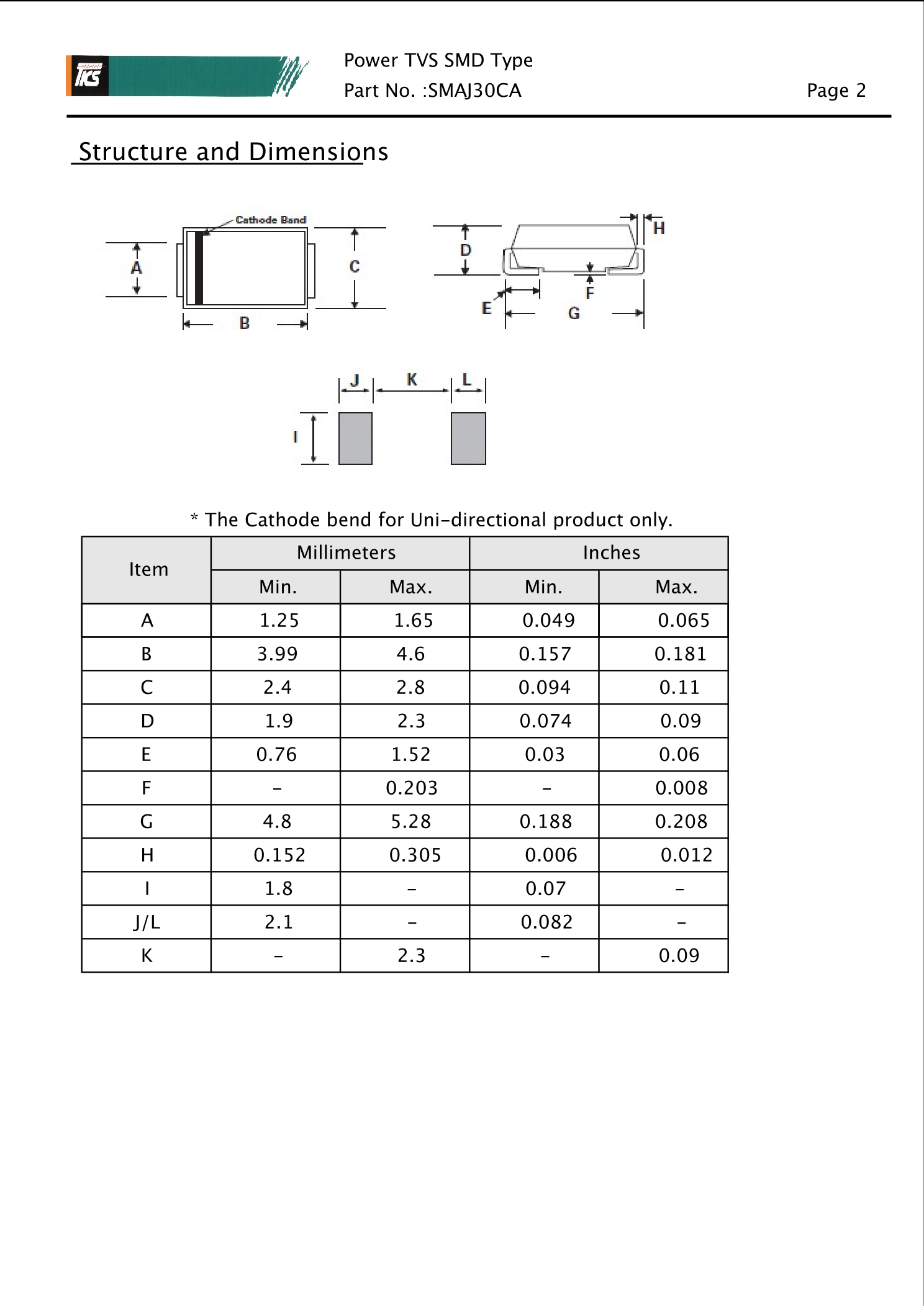 SMAJ30CA_（TKS(兴勤)）SMAJ30CA中文资料_价格_PDF手册-立创电子商城