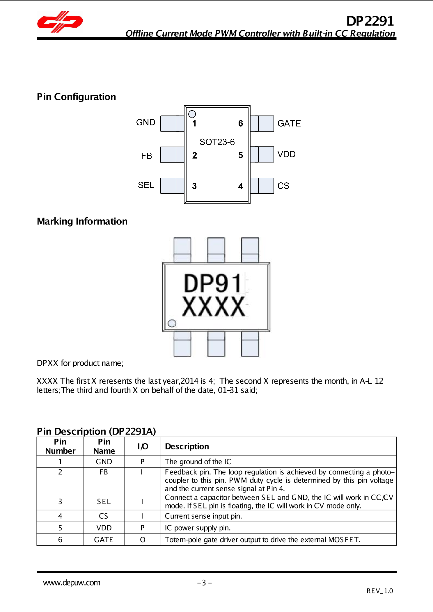 DP2291_（德普微电子）DP2291中文资料_价格_PDF手册-立创电子商城
