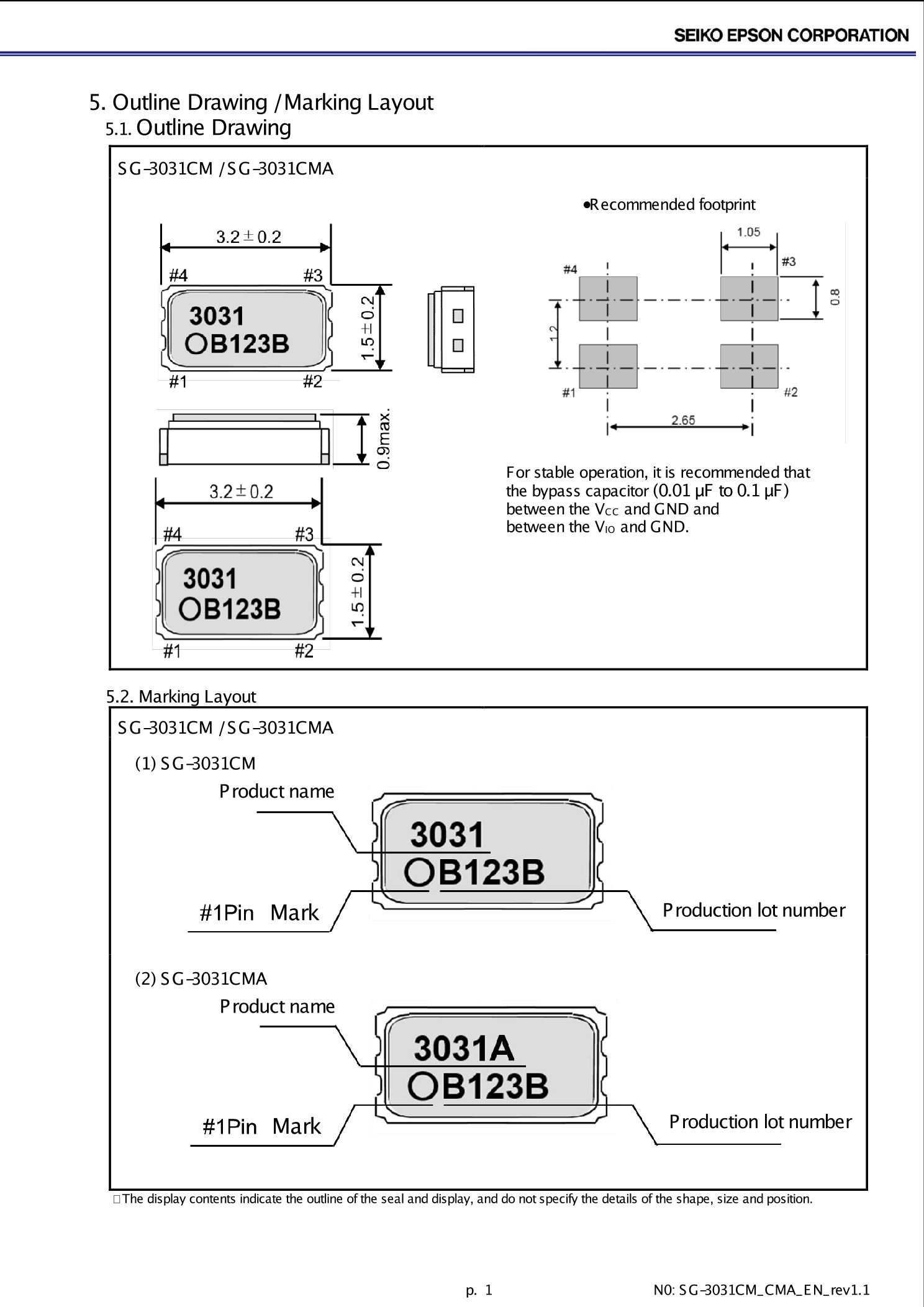 SG-3031CM 32.768K_（EPSON(爱普生)）SG-3031CM 32.768K中文资料_价格_PDF手册-立创电子商城