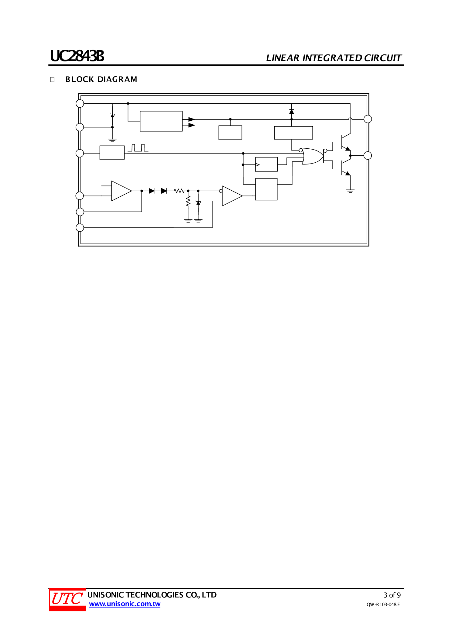 UC2843BG-S08-R_（UTC(友顺)）UC2843BG-S08-R中文资料_价格_PDF手册-立创电子商城