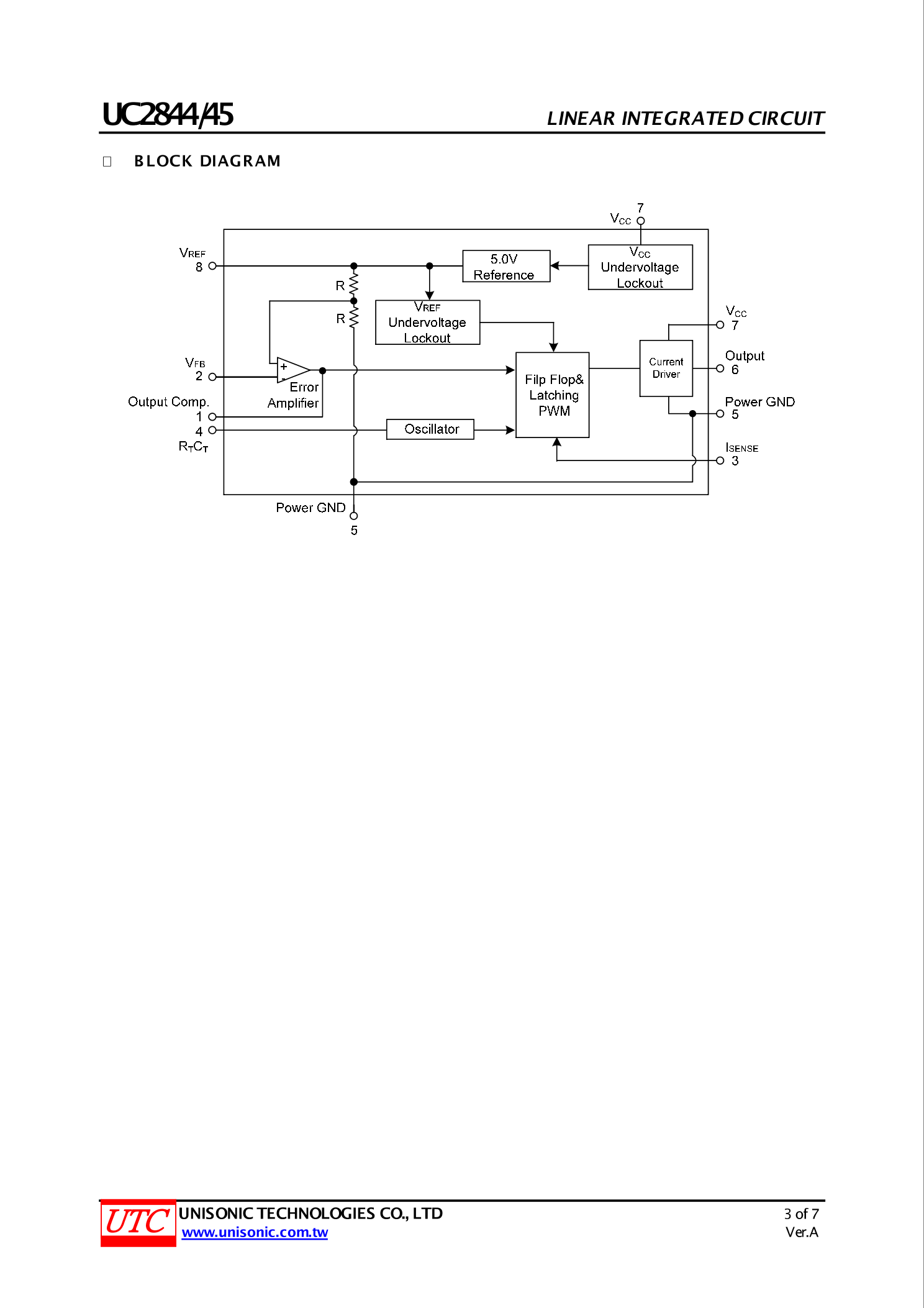 UC2844G-S08-R_（UTC(友顺)）UC2844G-S08-R中文资料_价格_PDF手册-立创电子商城
