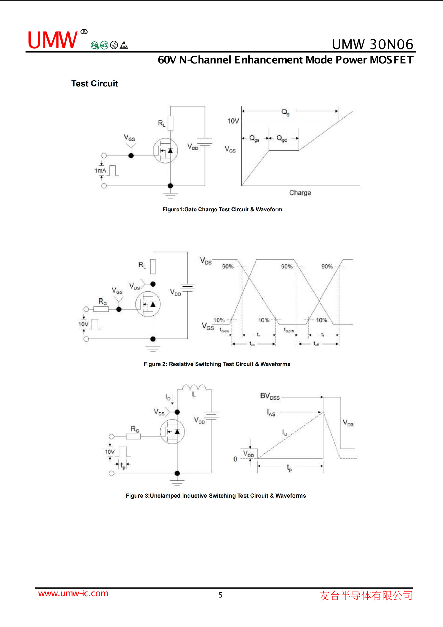 30N06_（UMW(友台半导体)）30N06中文资料_价格_PDF手册-立创电子商城