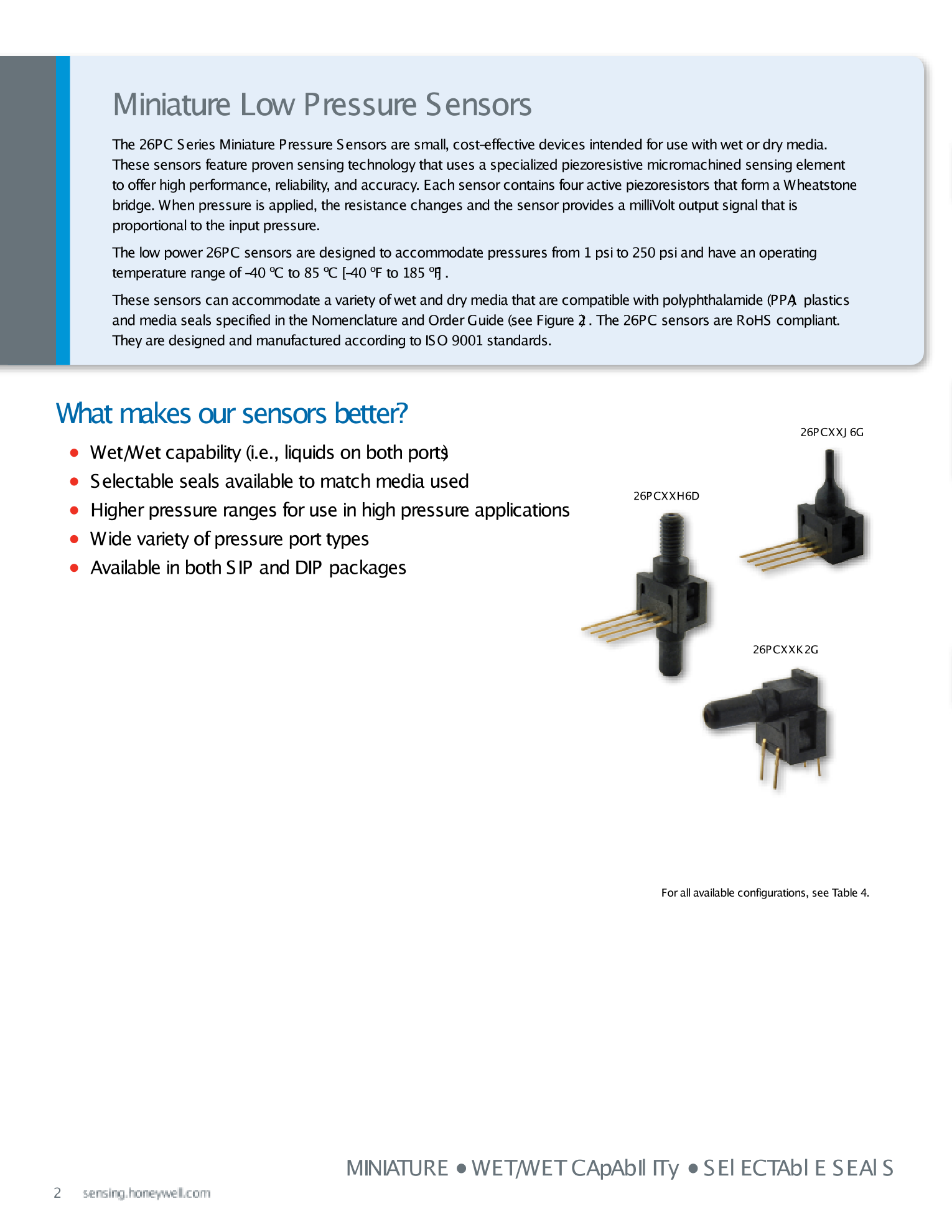 26PCFFA6G_（Honeywell(霍尼韦尔)）26PCFFA6G中文资料_价格_PDF手册-立创电子商城