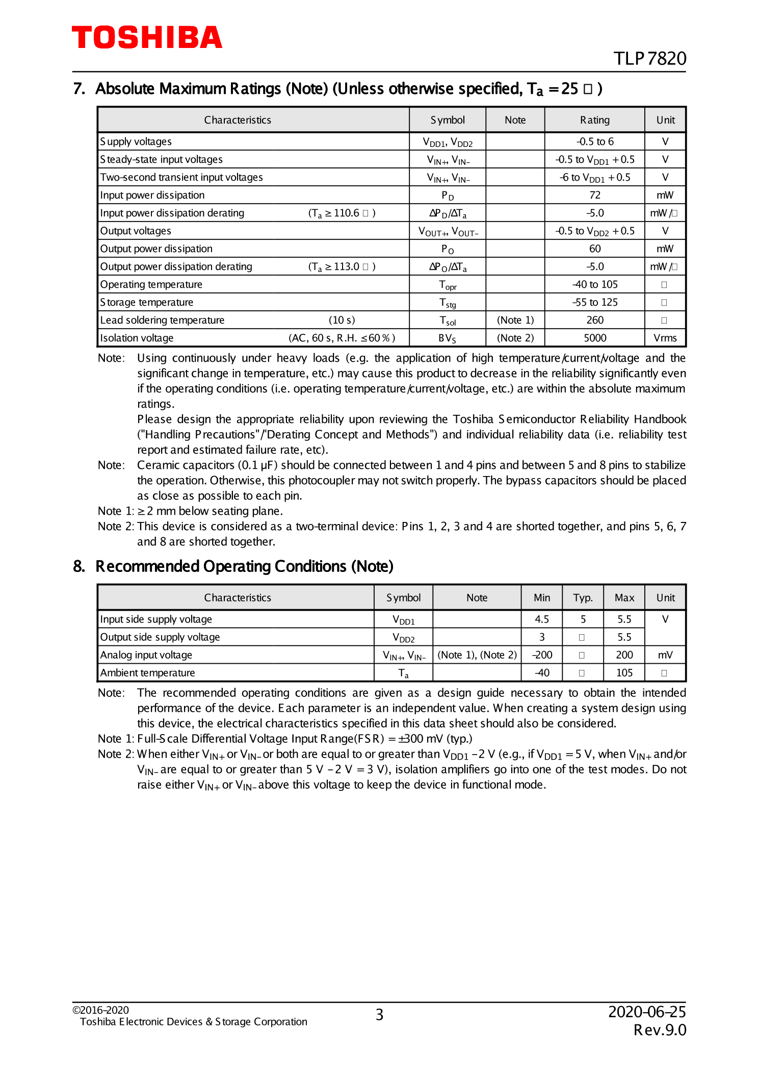 TLP7820(TP4,E(O_（TOSHIBA(东芝)）TLP7820(TP4,E(O中文资料_价格_PDF手册-立创电子商城