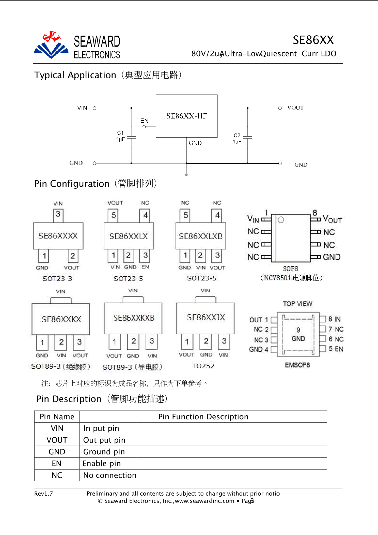 SE8650K2-HF_（SEAWARD(思旺)）SE8650K2-HF中文资料_价格_PDF手册-立创电子商城