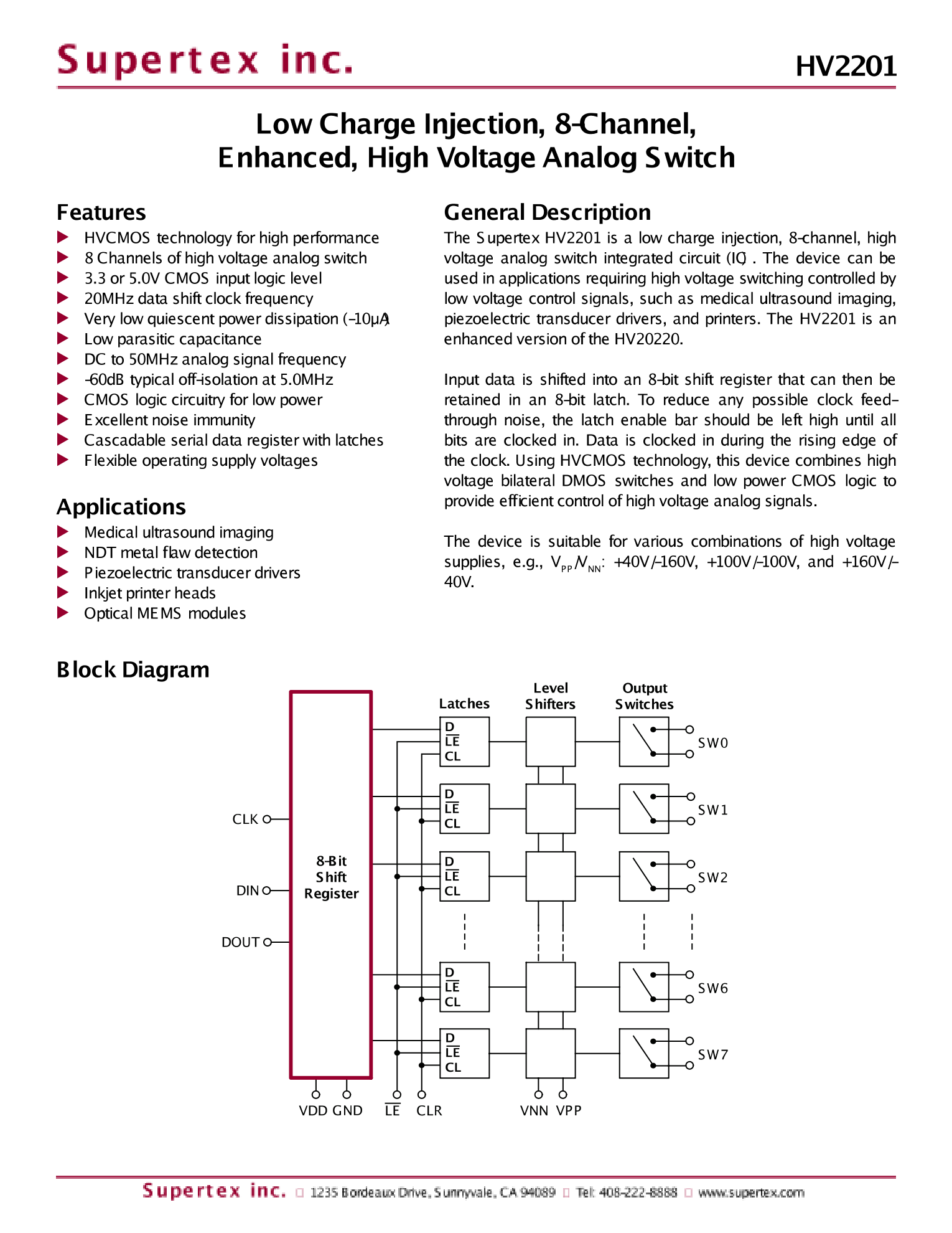 HV2201FG-G_（MICROCHIP(美国微芯)）HV2201FG-G中文资料_价格_PDF手册-立创电子商城
