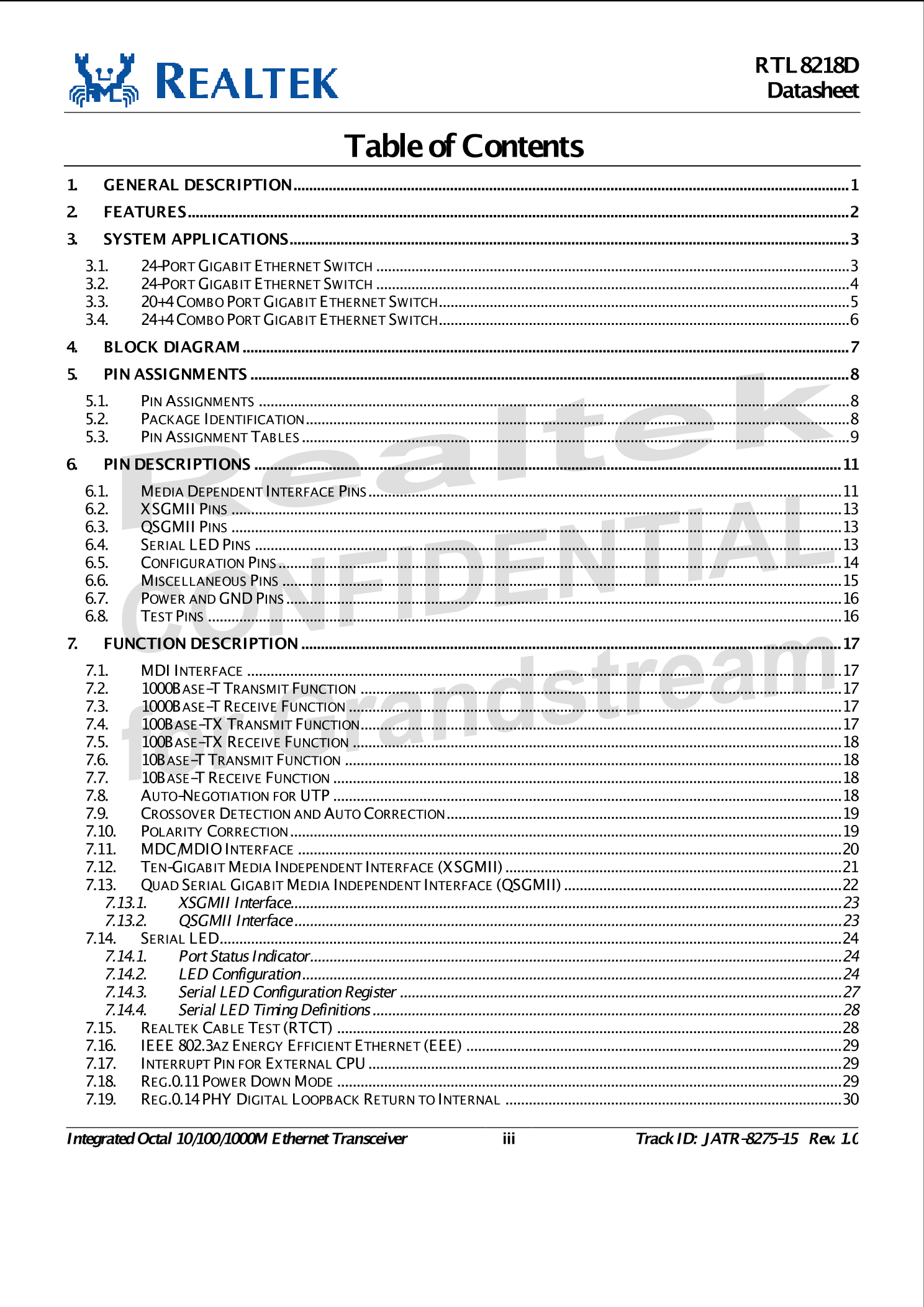 RTL8218D-CG_（REALTEK(瑞昱)）RTL8218D-CG中文资料_价格_PDF手册-立创电子商城