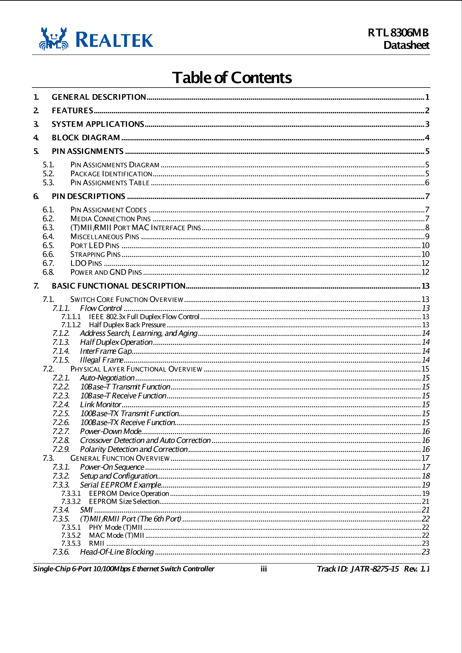 RTL8306MB-CG_（REALTEK(瑞昱)）RTL8306MB-CG中文资料_价格_PDF手册-立创电子商城