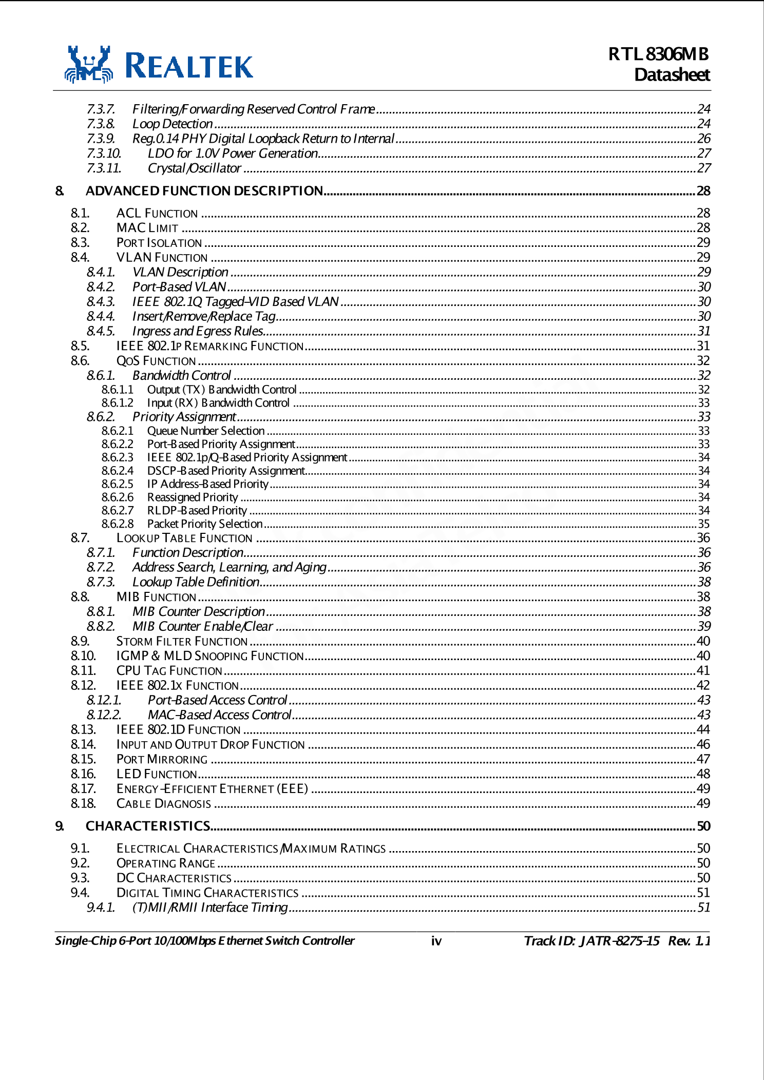 RTL8306MB-CG_（REALTEK(瑞昱)）RTL8306MB-CG中文资料_价格_PDF手册-立创电子商城