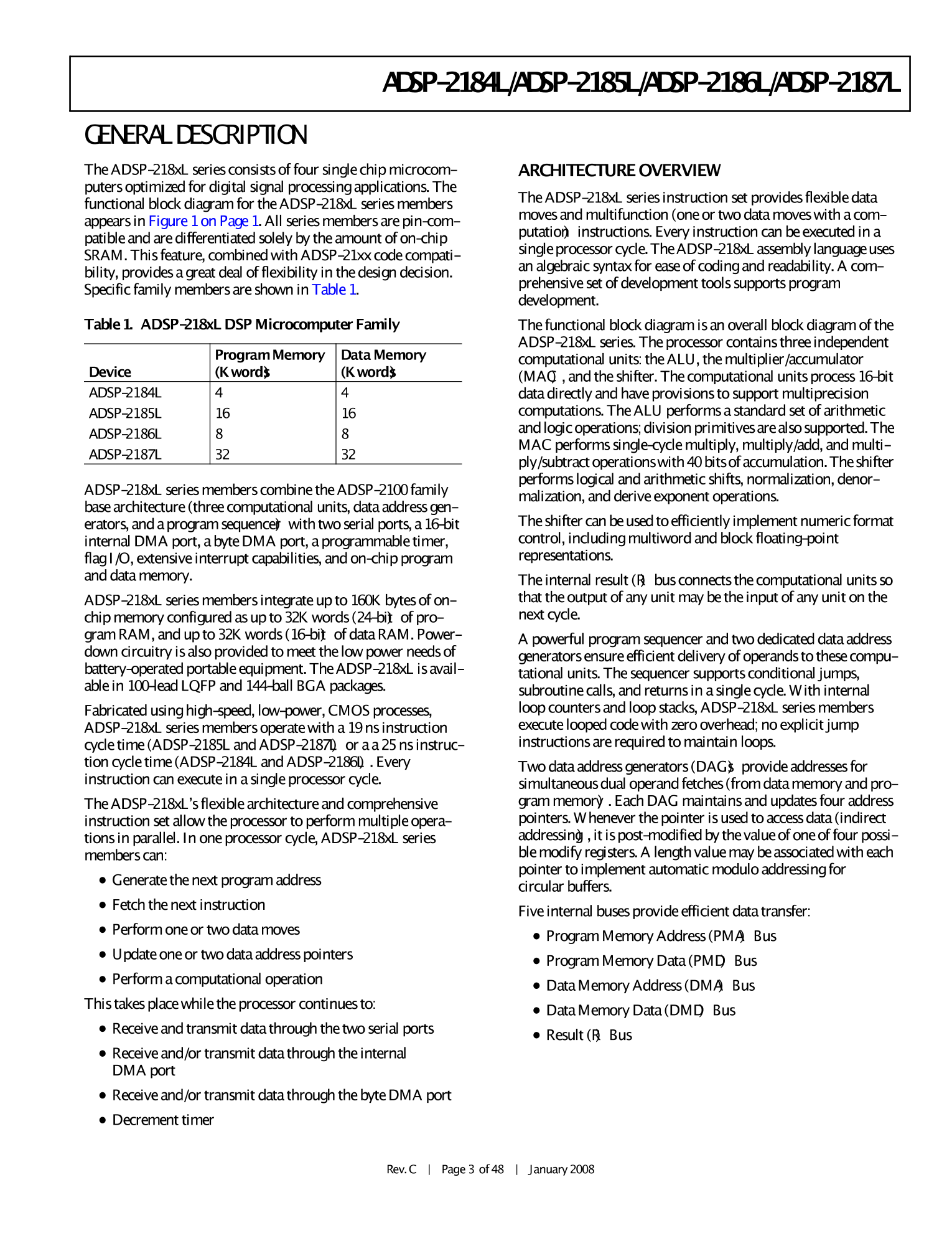 ADSP-2184LBSTZ-160_（ADI(亚德诺)/LINEAR(凌特)）ADSP-2184LBSTZ-160中文资料_价格_PDF手册-立创电子商城