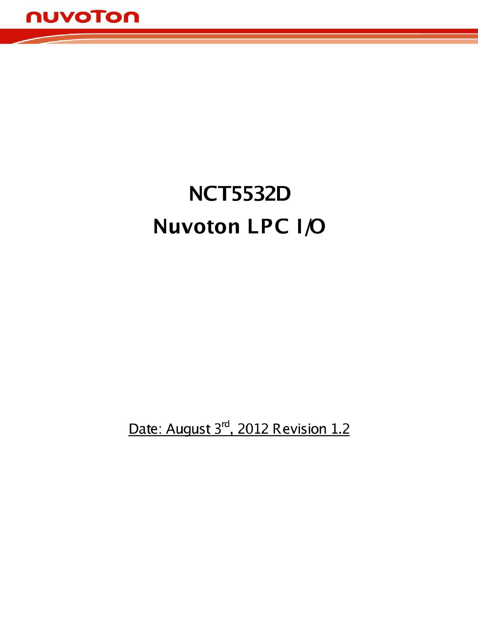 NCT5532D_（NUVOTON(新唐)）NCT5532D中文资料_价格_PDF手册-立创电子商城