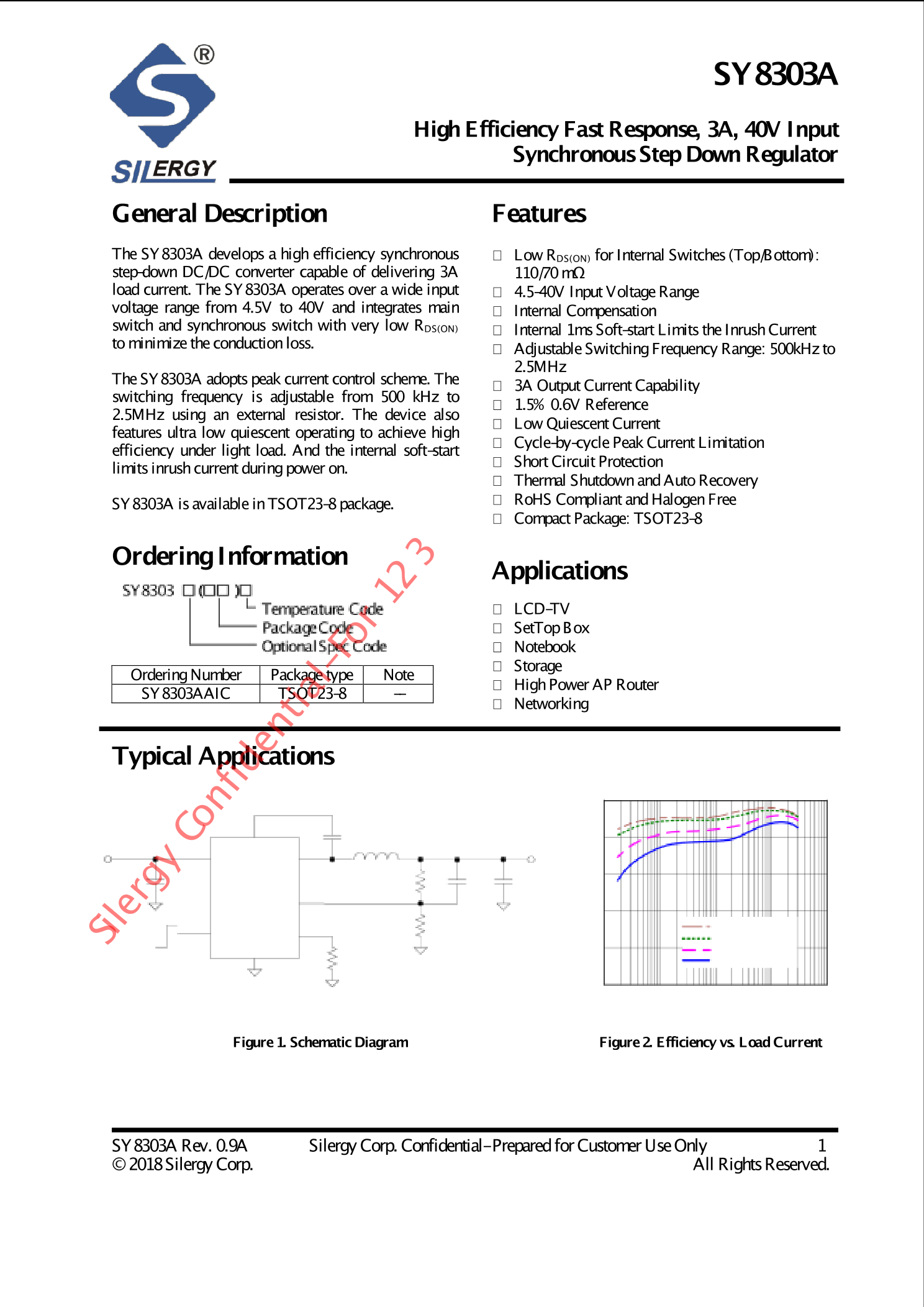 SY8303AAIC_（silergy(矽力杰)）SY8303AAIC中文资料_价格_PDF手册-立创电子商城