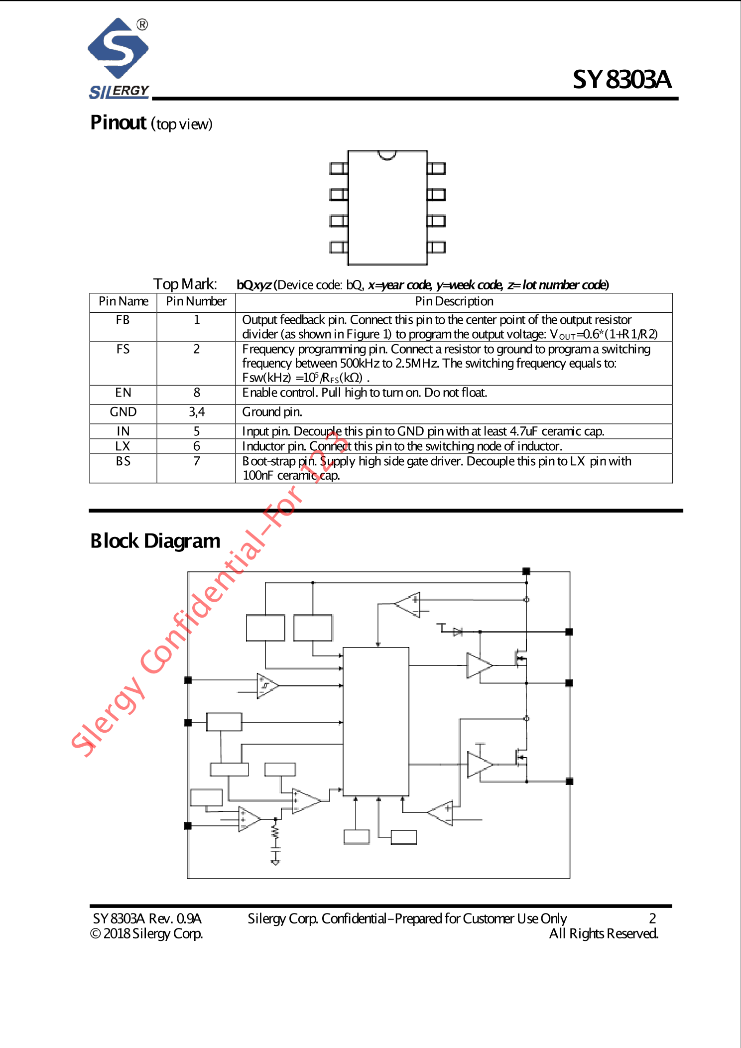 SY8303AAIC_（silergy(矽力杰)）SY8303AAIC中文资料_价格_PDF手册-立创电子商城