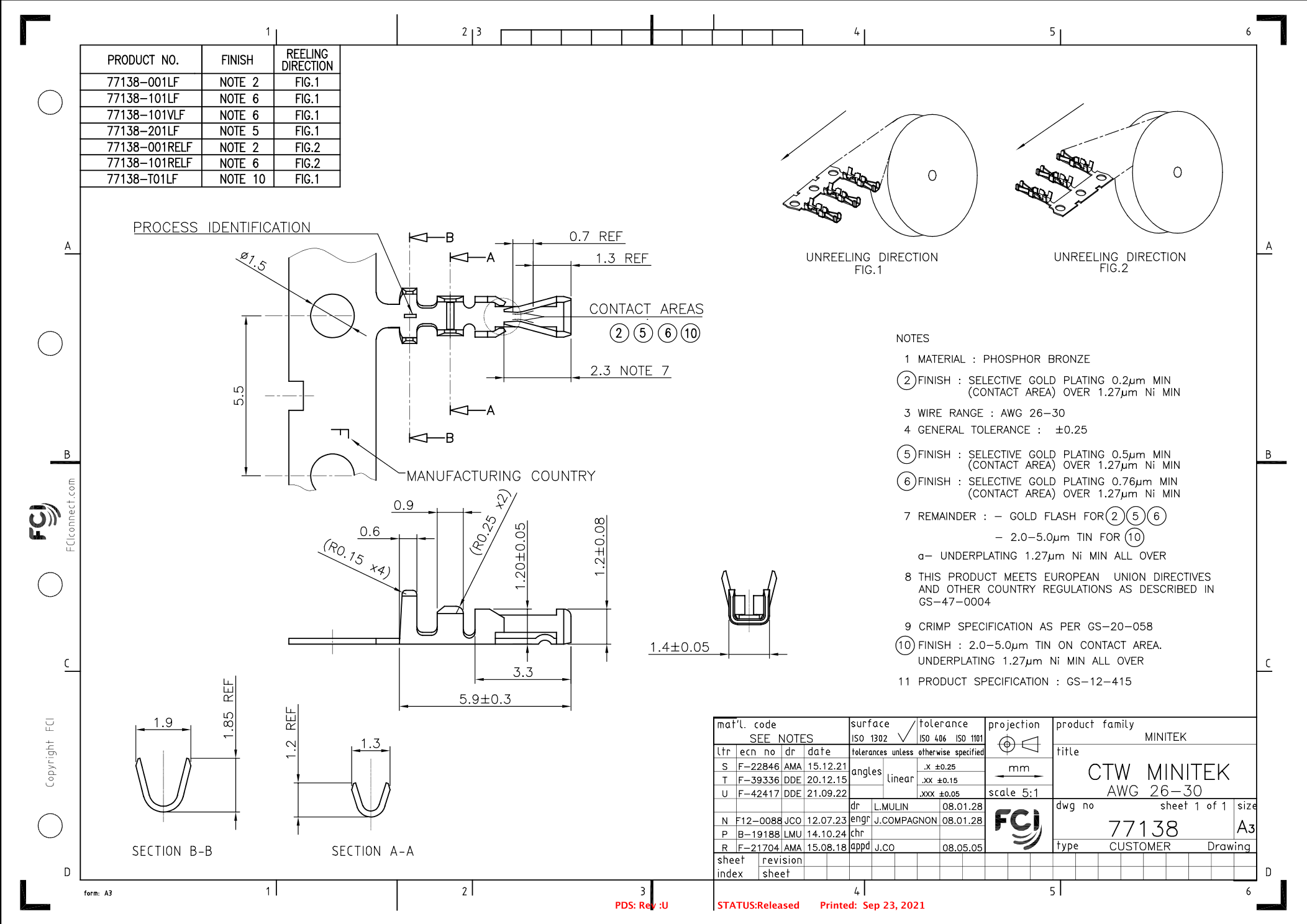 77138-101LF_（Amphenol）77138-101LF中文资料_价格_PDF手册-立创电子商城