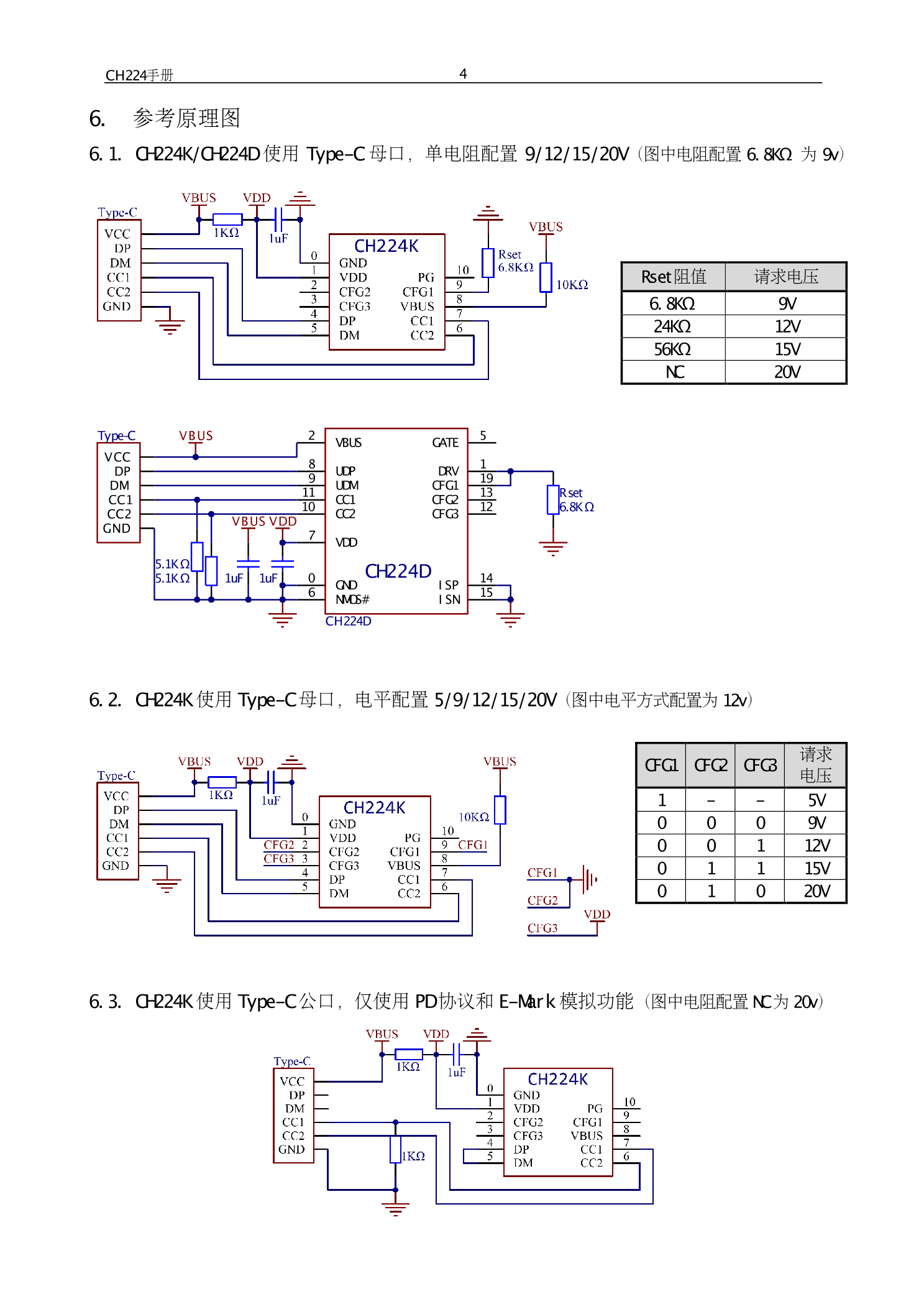 CH224K_（WCH(南京沁恒)）CH224K中文资料_价格_PDF手册-立创电子商城