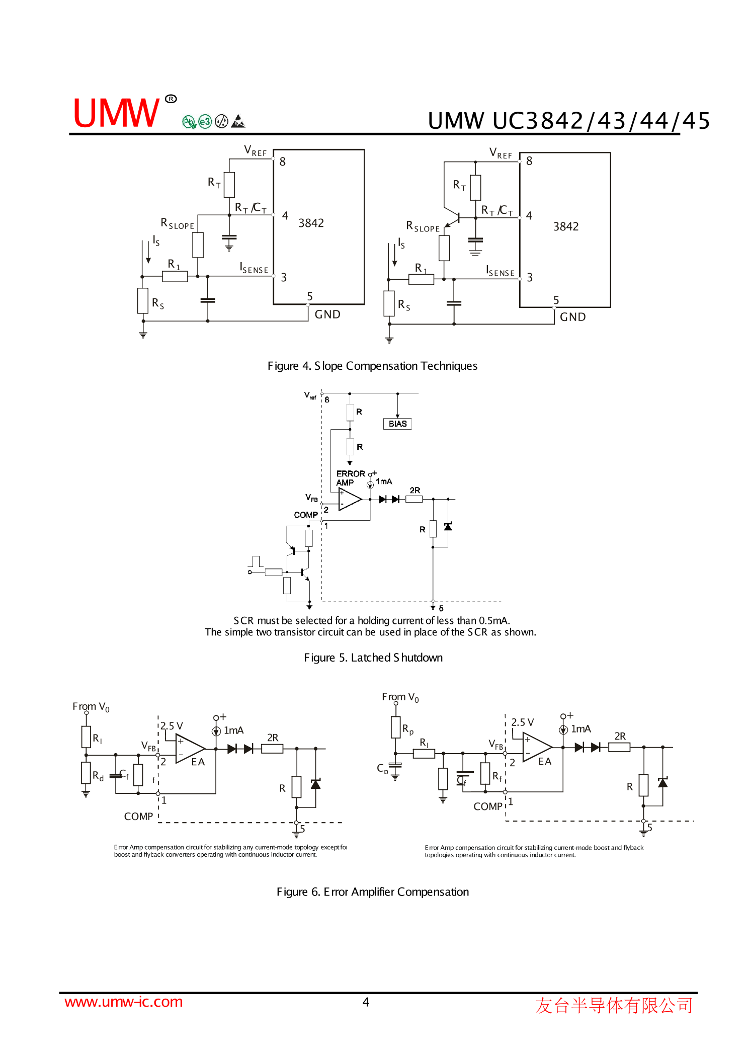 UC3842B_（UMW(广东友台半导体)）UC3842B中文资料_价格_PDF手册-立创电子商城