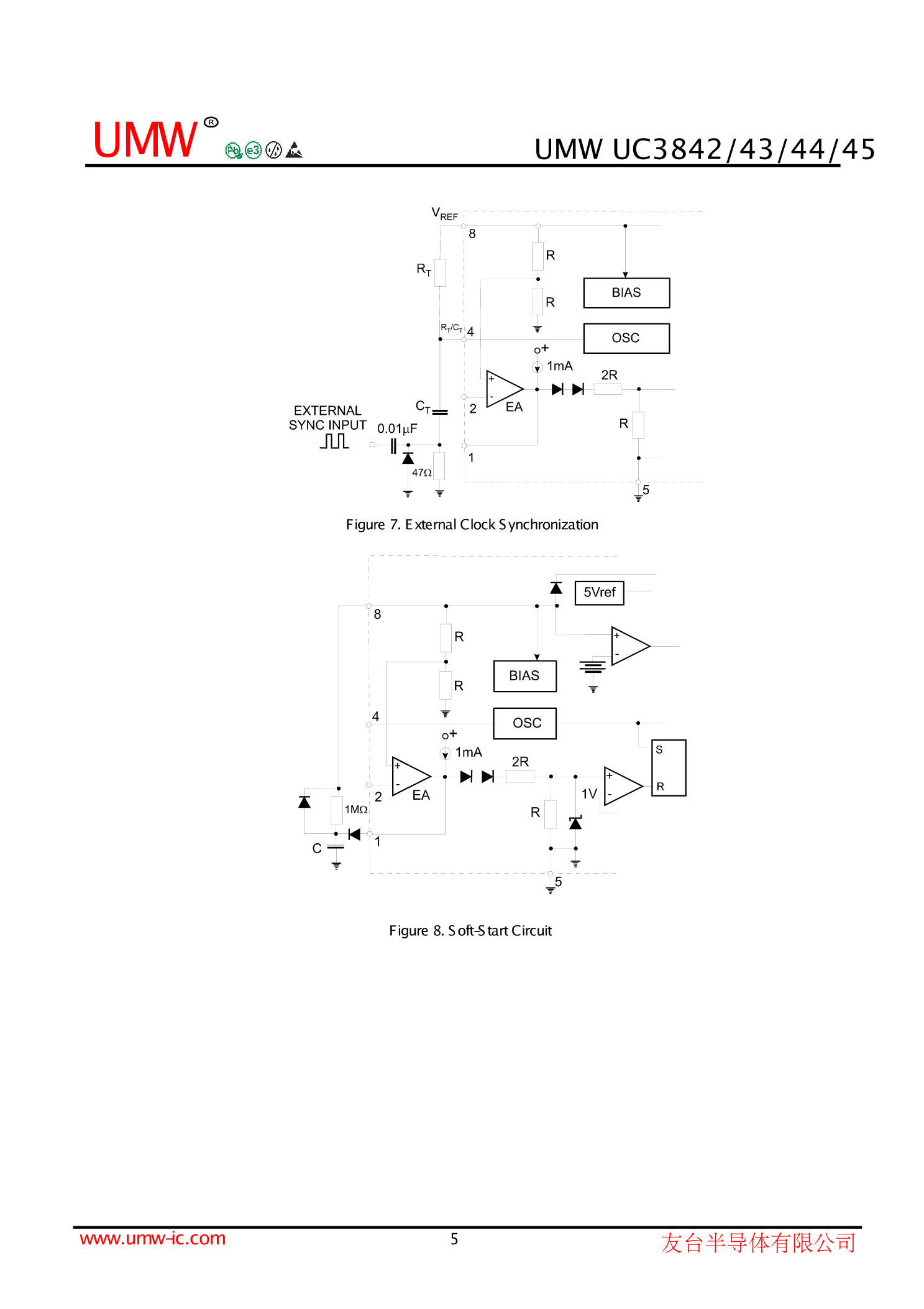 UC3842B_（UMW(广东友台半导体)）UC3842B中文资料_价格_PDF手册-立创电子商城