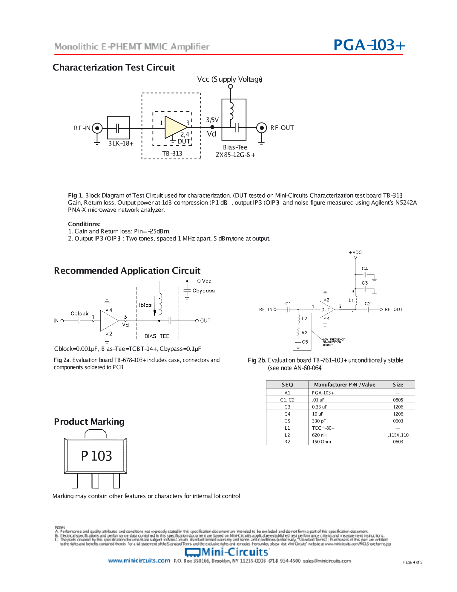 PGA-103+_（Mini-Circuits）PGA-103+中文资料_价格_PDF手册-立创电子商城