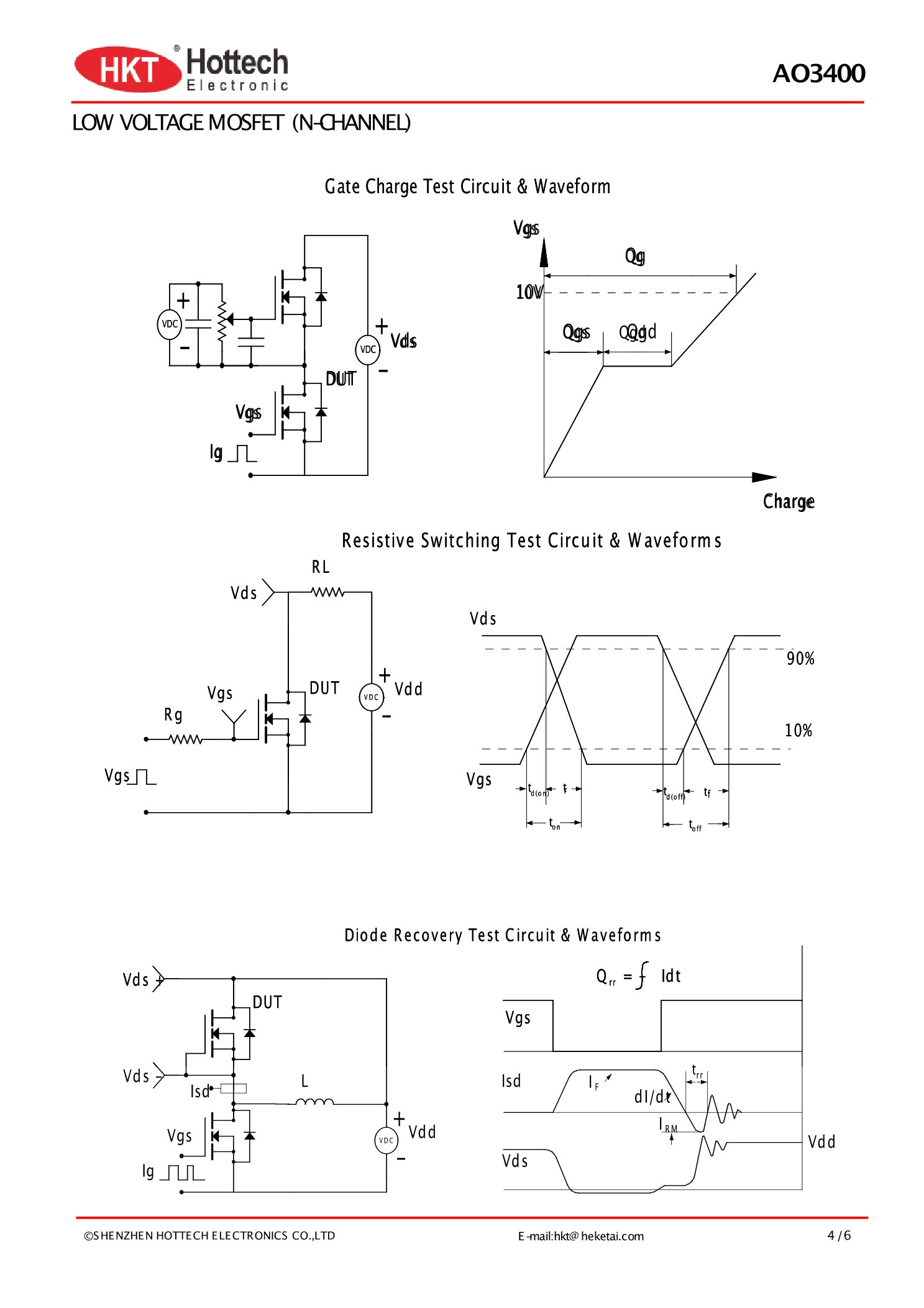 AO3400_（Hottech(合科泰)）AO3400中文资料_价格_PDF手册-立创电子商城
