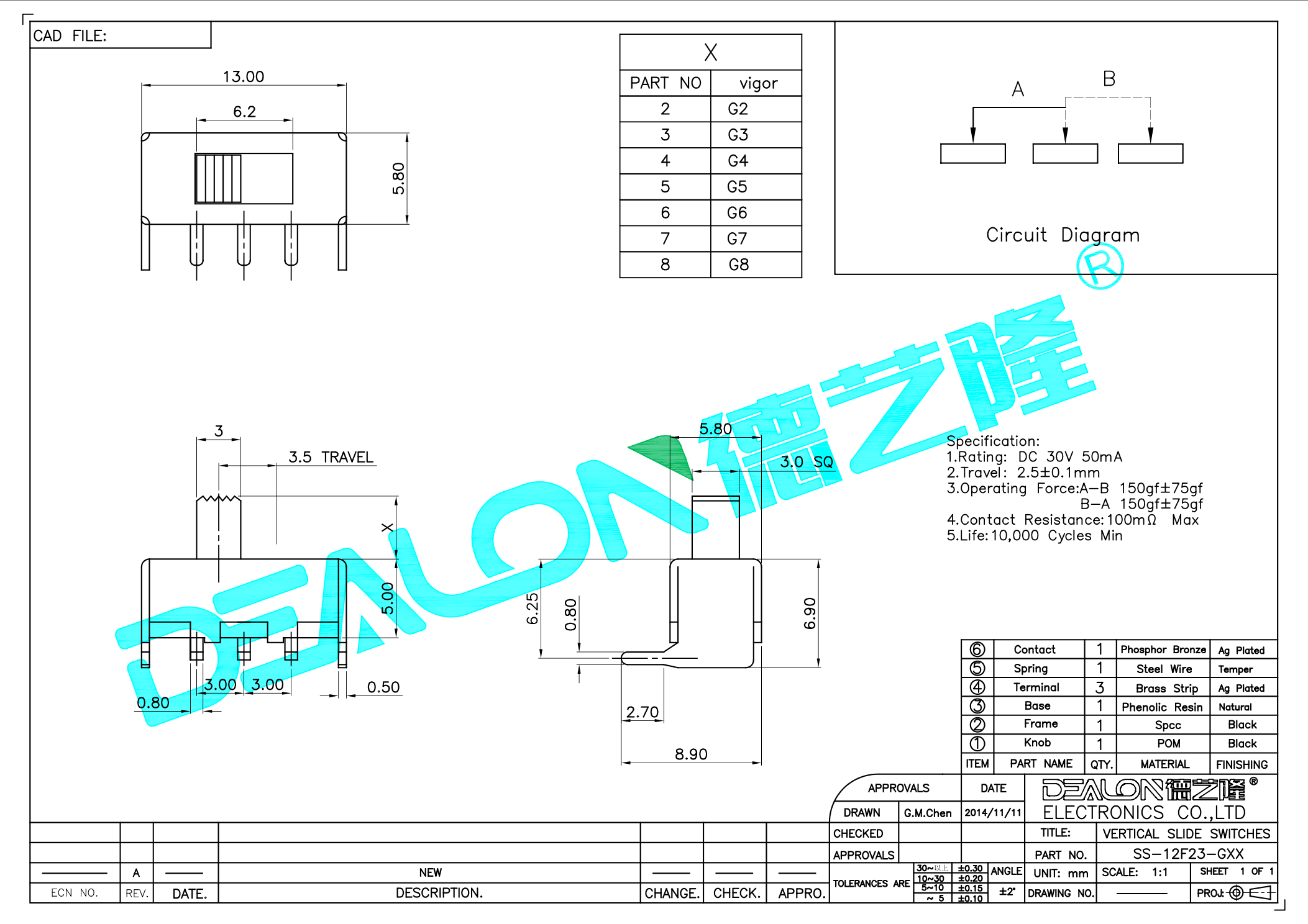 SS-12F23-G4_（DEALON(德艺隆)）SS-12F23-G4中文资料_价格_PDF手册-立创电子商城