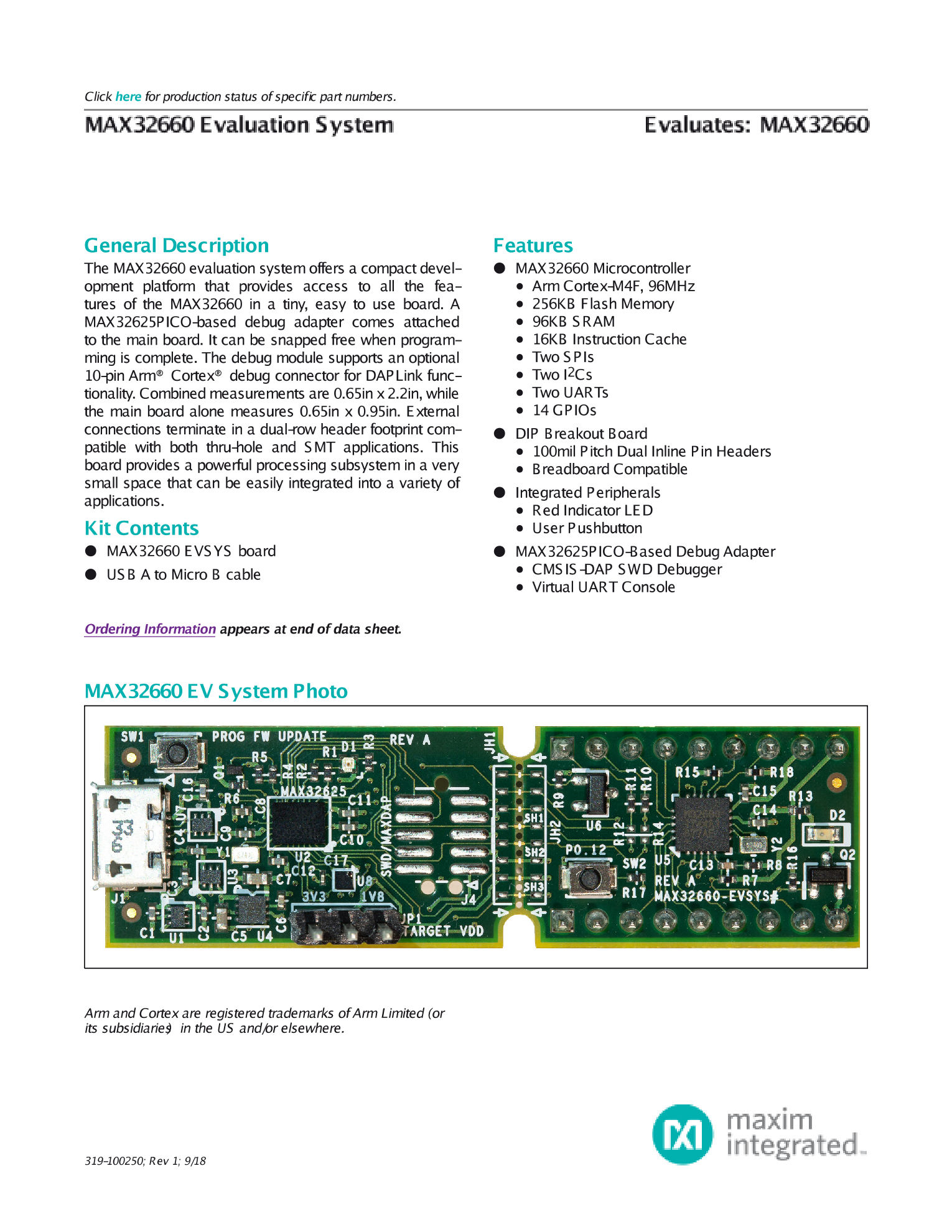 MAX32660-EVSYS#_（ADI(亚德诺)）MAX32660-EVSYS#中文资料_价格_PDF手册-立创电子商城