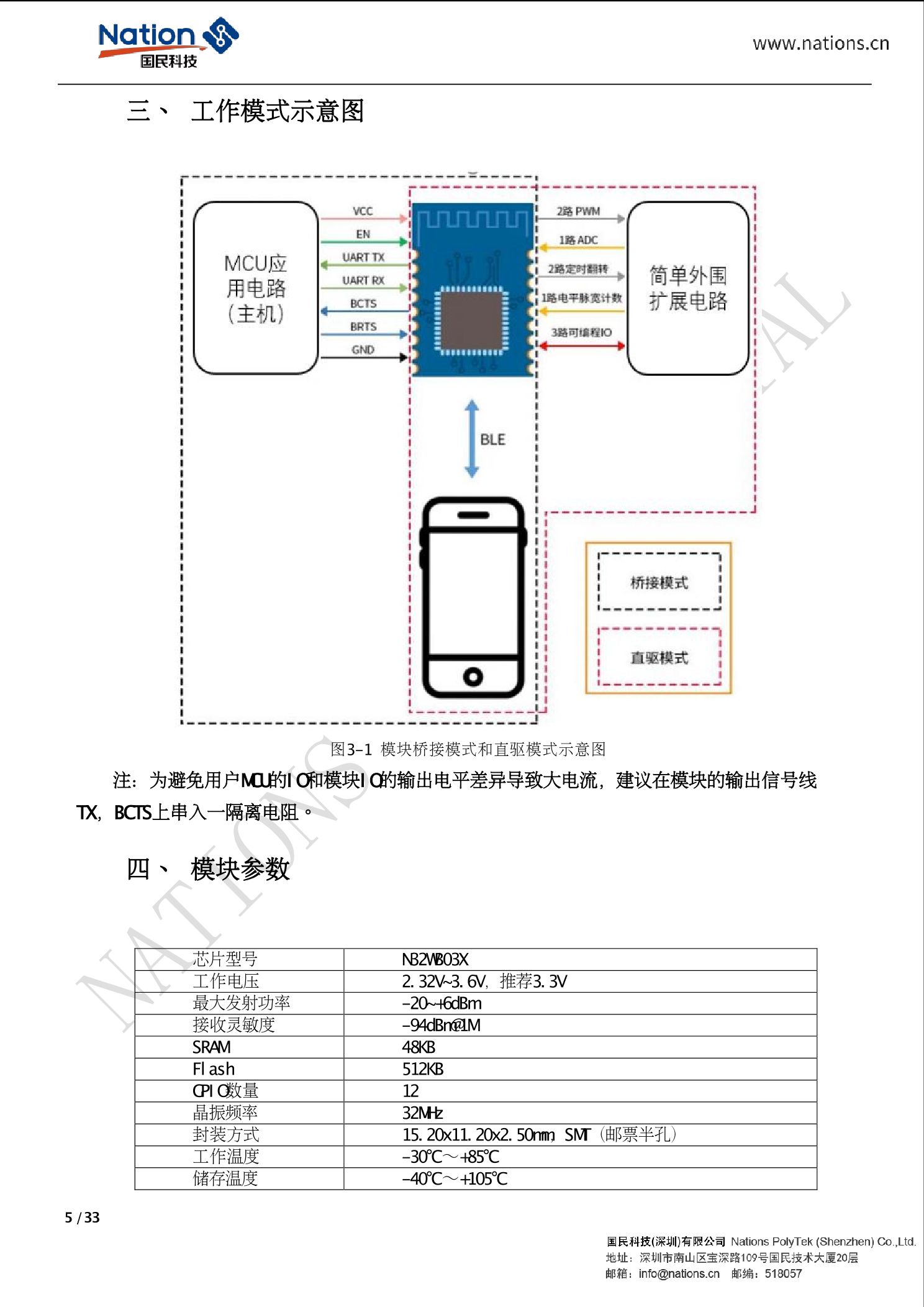 NSM-B01-S_（Nations(国民科技)）NSM-B01-S中文资料_价格_PDF手册-立创电子商城