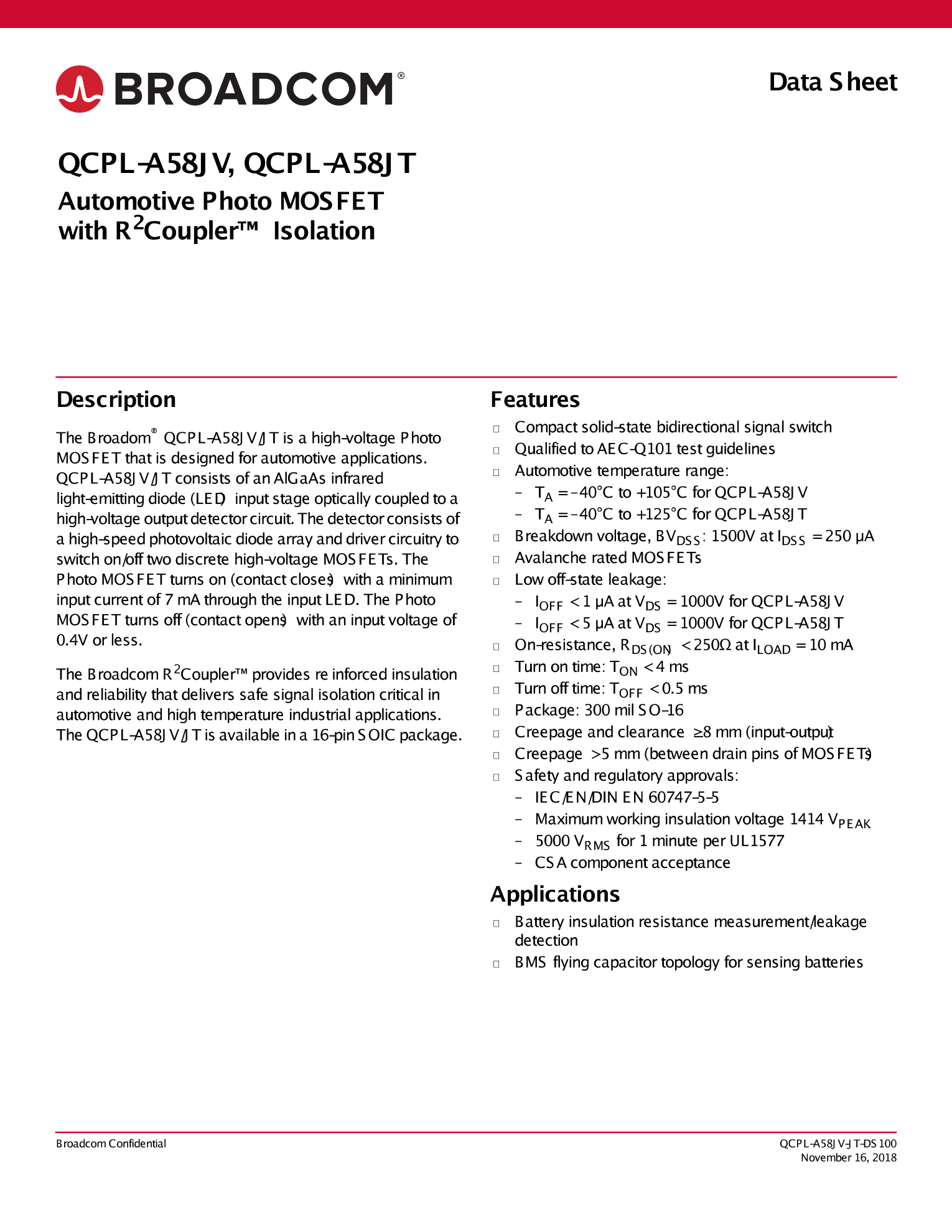 QCPL-A58JV-500E_（Broadcom/AVAGO(安华高)）QCPL-A58JV-500E中文资料_价格_PDF手册-立创电子商城