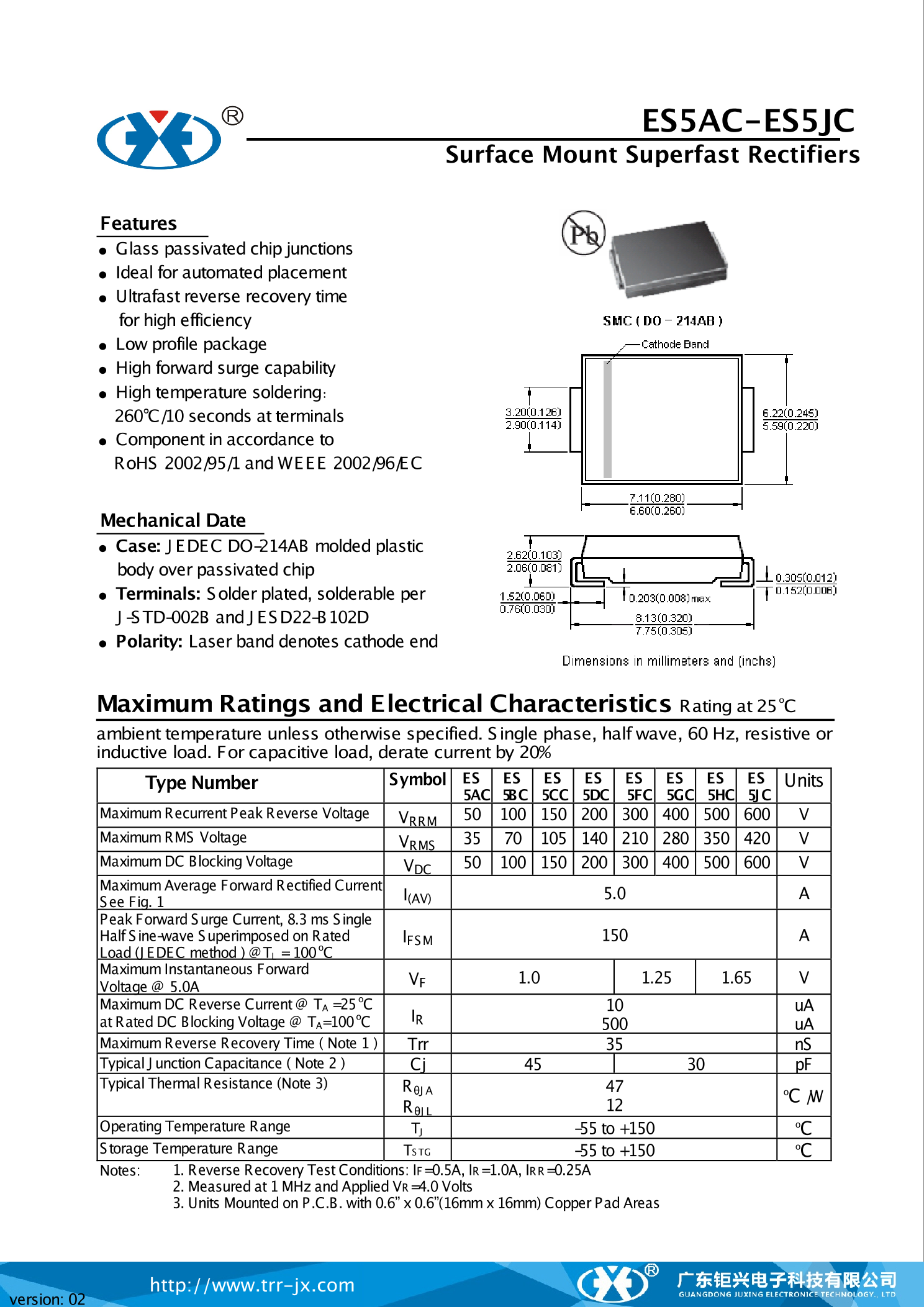 ES5JC_（JUXING(钜兴)）ES5JC中文资料_价格_PDF手册-立创电子商城