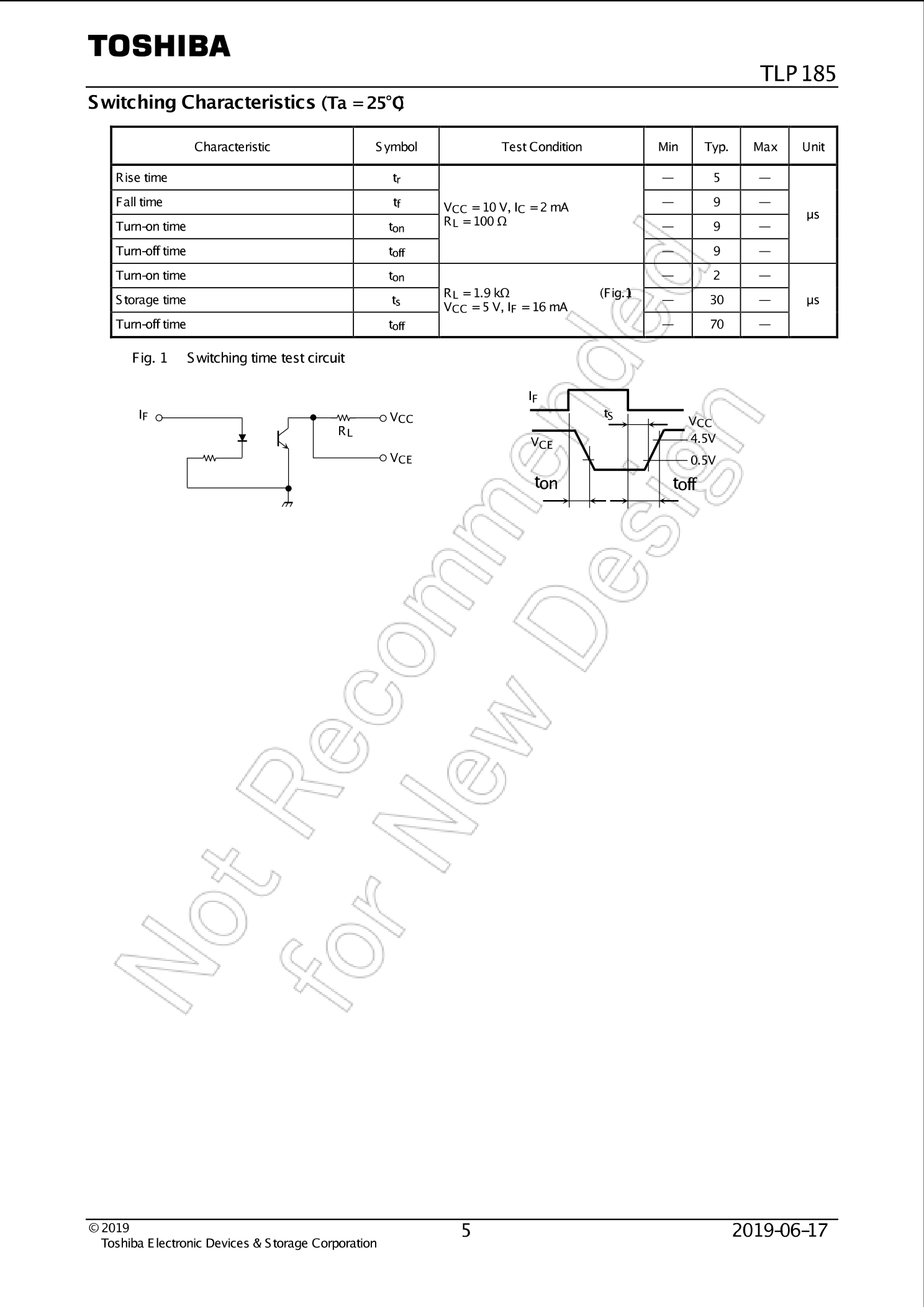 TLP185(GR-TPL,SE(T_（TOSHIBA(东芝)）TLP185(GR-TPL,SE(T中文资料_价格_PDF手册-立创电子商城