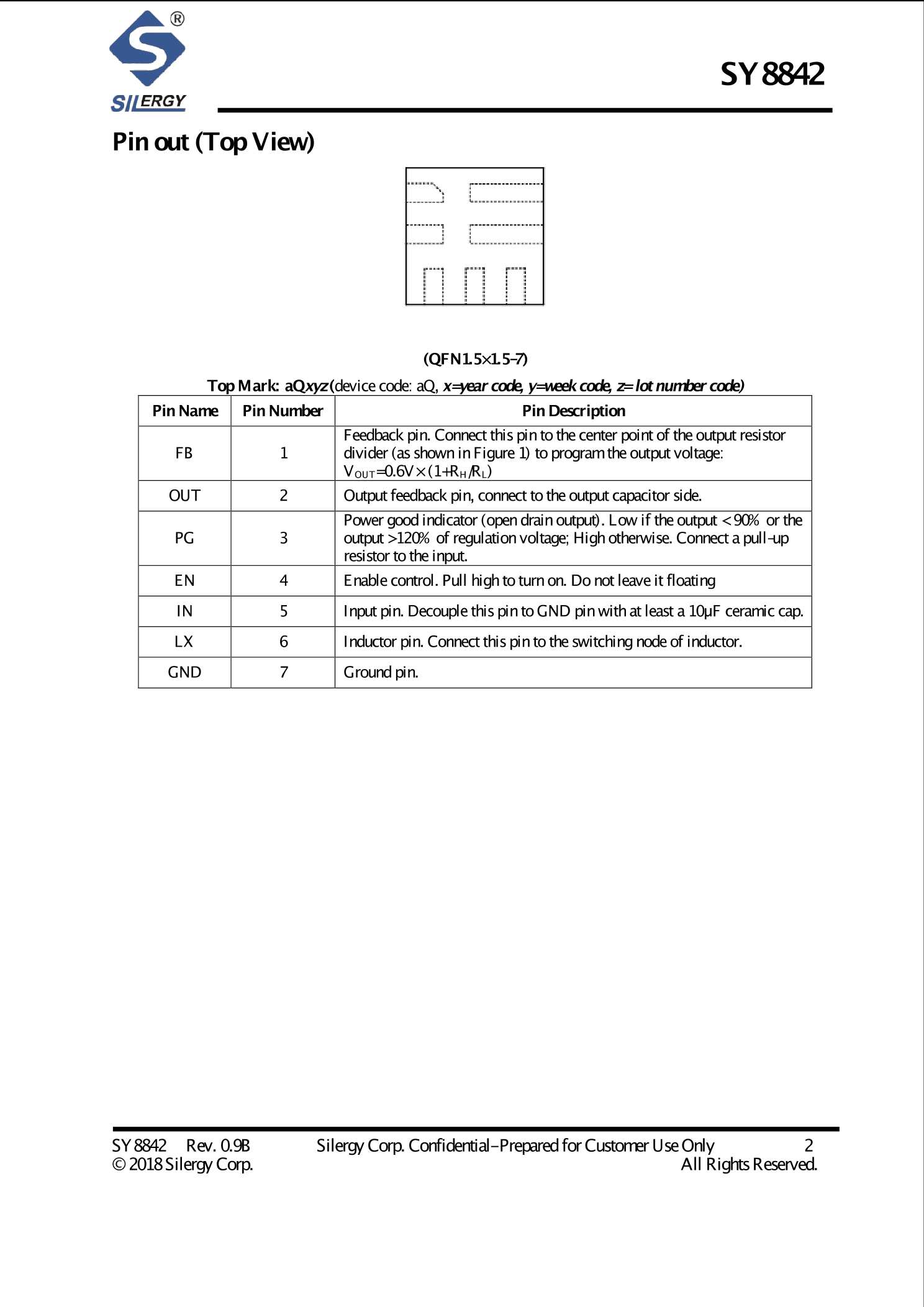 SY8842QWC_（silergy(矽力杰)）SY8842QWC中文资料_价格_PDF手册-立创电子商城