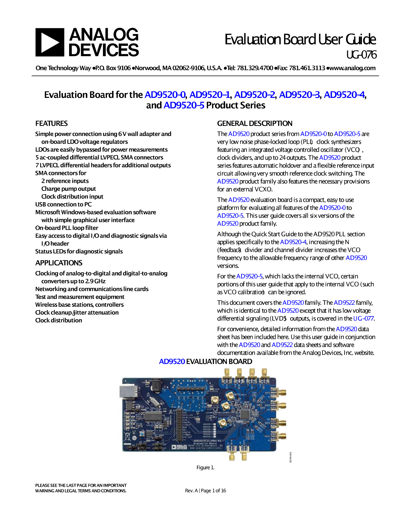 AD9520-1BCPZ_（ADI(亚德诺)/LINEAR(凌特)）AD9520-1BCPZ中文资料_价格_PDF手册-立创电子商城