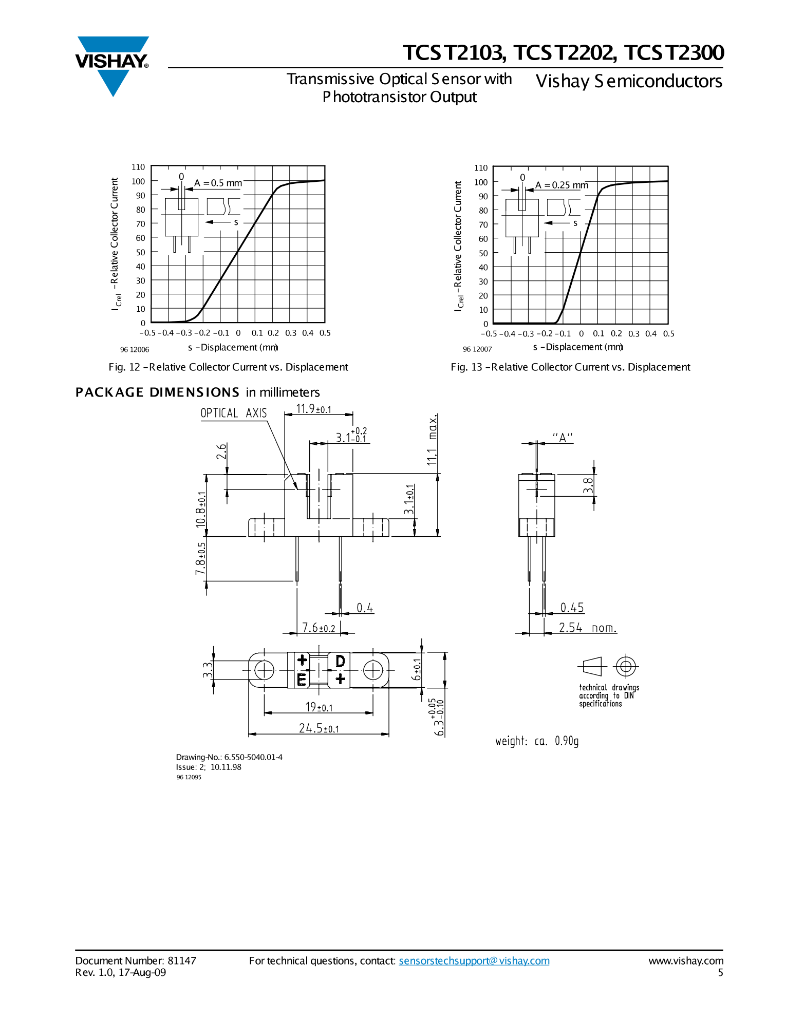 TCST2103_（VISHAY(威世)）TCST2103中文资料_价格_PDF手册-立创电子商城