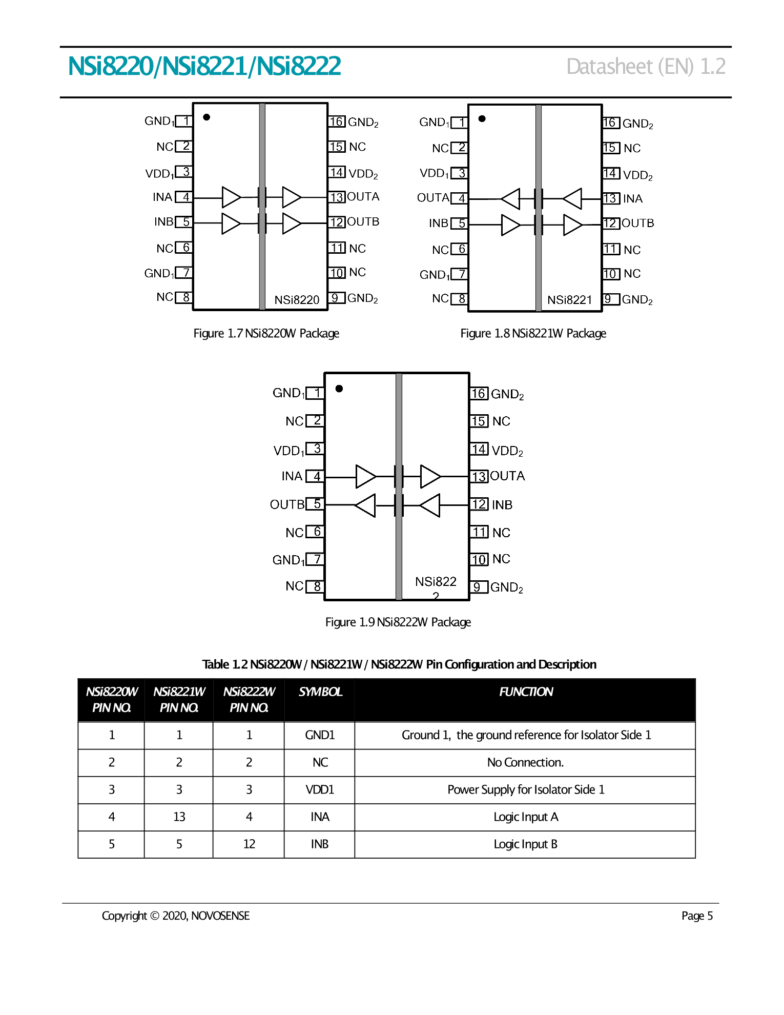 NSI8220N0-DSPR_（NOVOSENSE(纳芯微)）NSI8220N0-DSPR中文资料_价格_PDF手册-立创电子商城