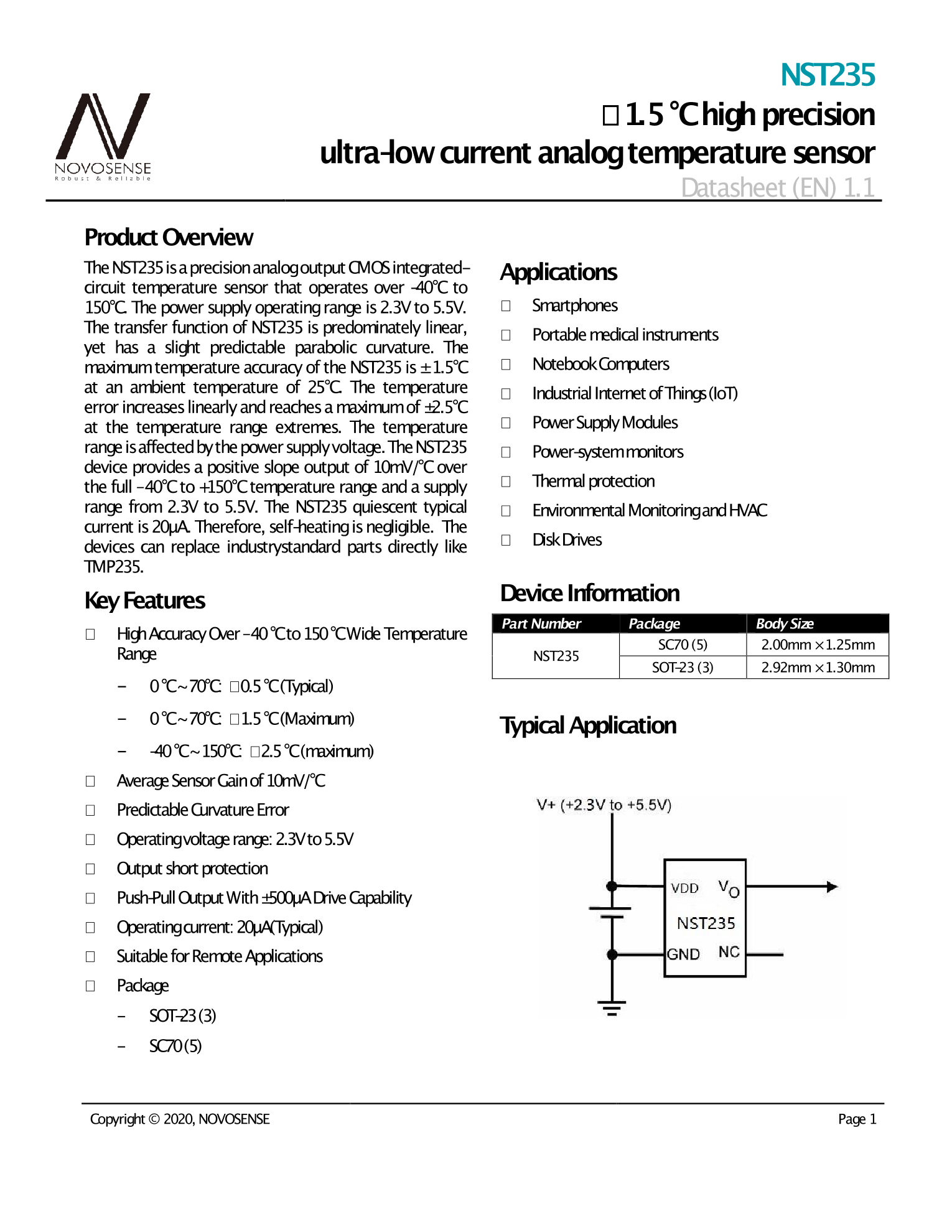 NST235-DSTR_（NOVOSENSE(纳芯微)）NST235-DSTR中文资料_价格_PDF手册-立创电子商城