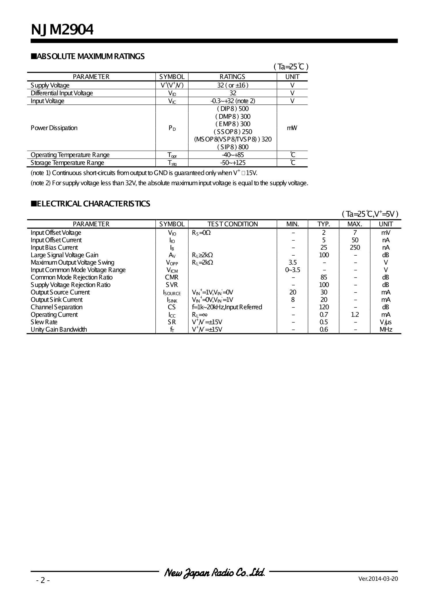 NJM2904M-TE1_（JRC）NJM2904M-TE1中文资料_价格_PDF手册-立创电子商城