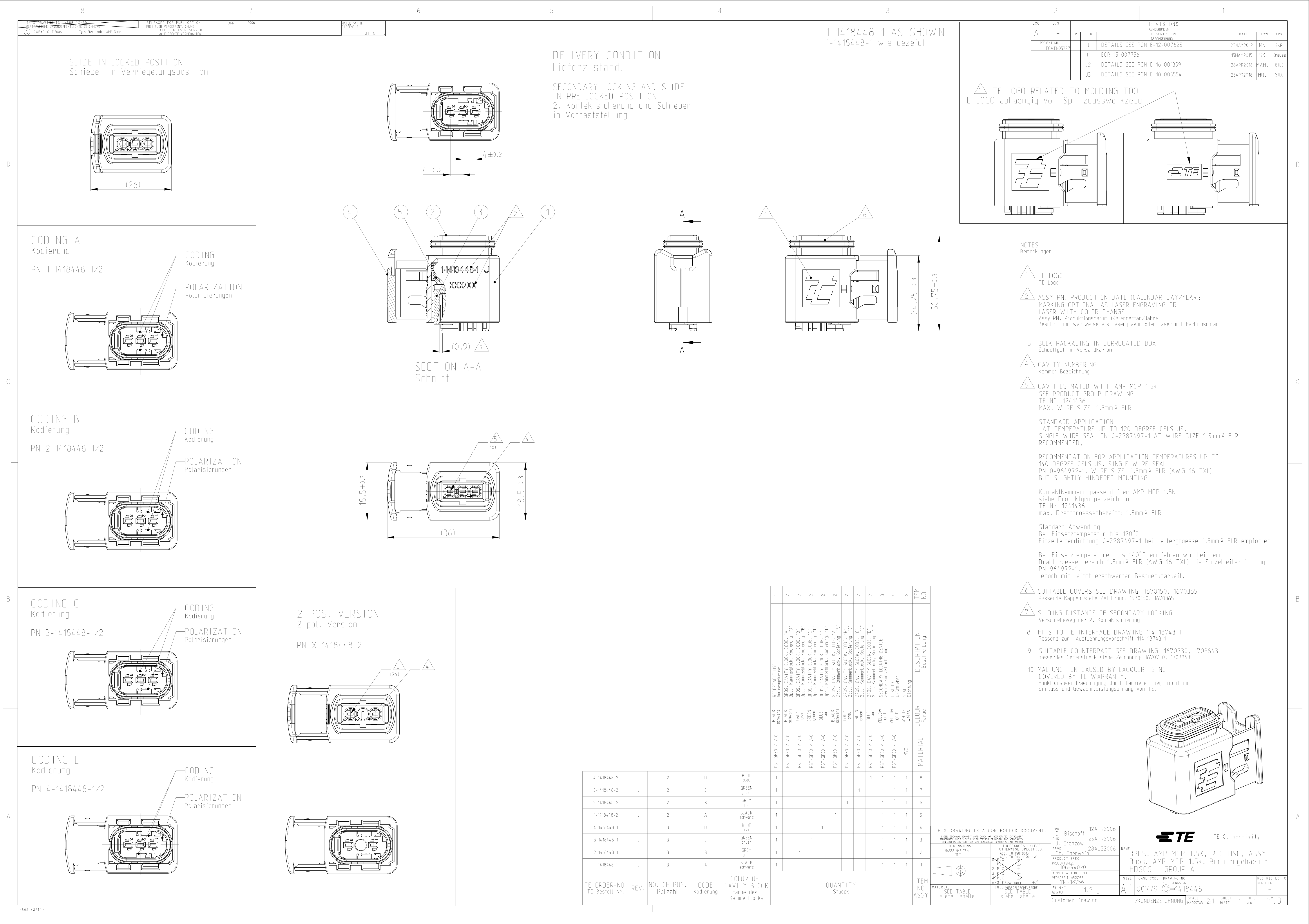 1-1418448-1_（TE Connectivity(美国泰科)）1-1418448-1中文资料_价格_PDF手册-立创电子商城