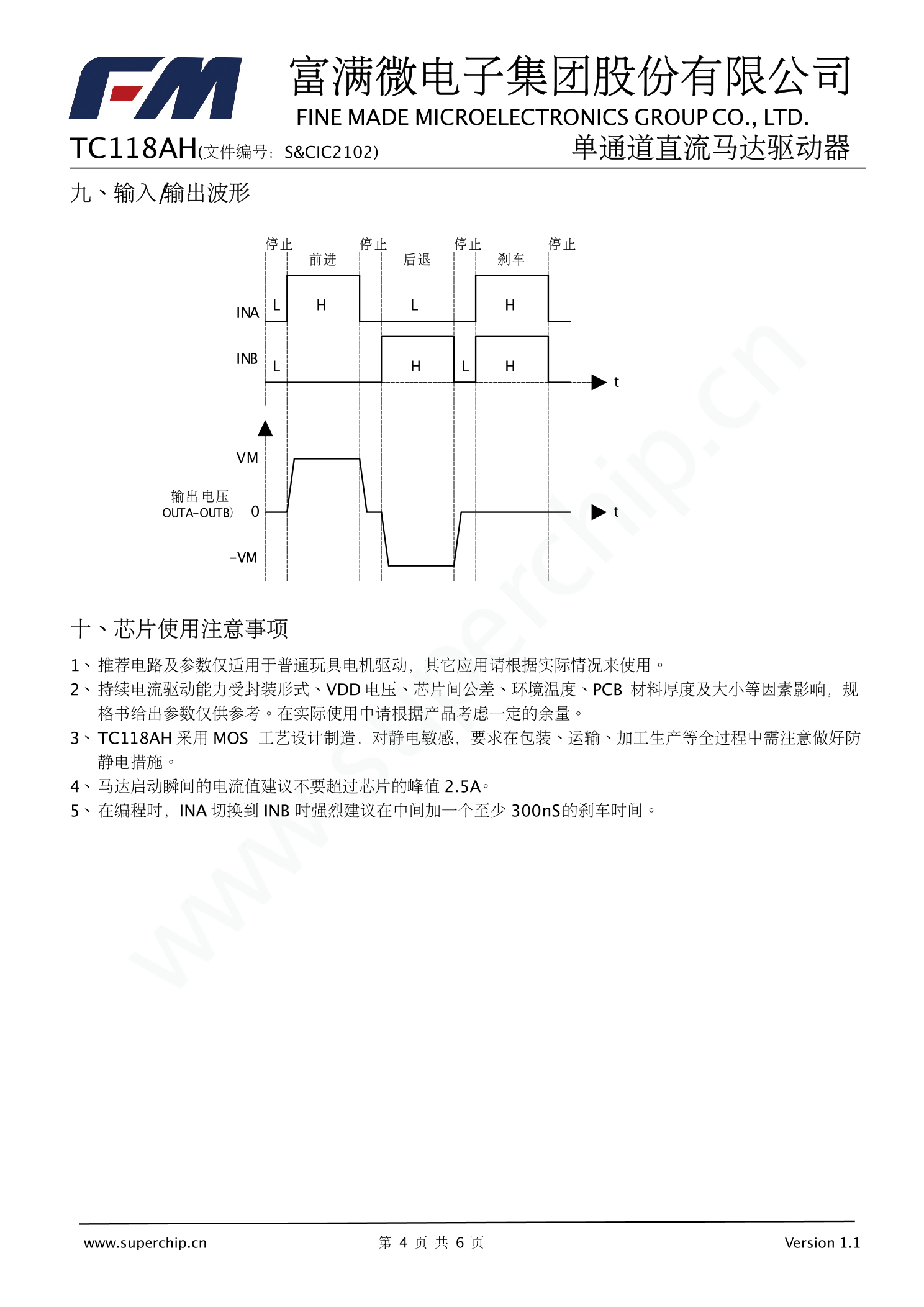 TC118AH_（FM(富满)）TC118AH中文资料_价格_PDF手册-立创电子商城