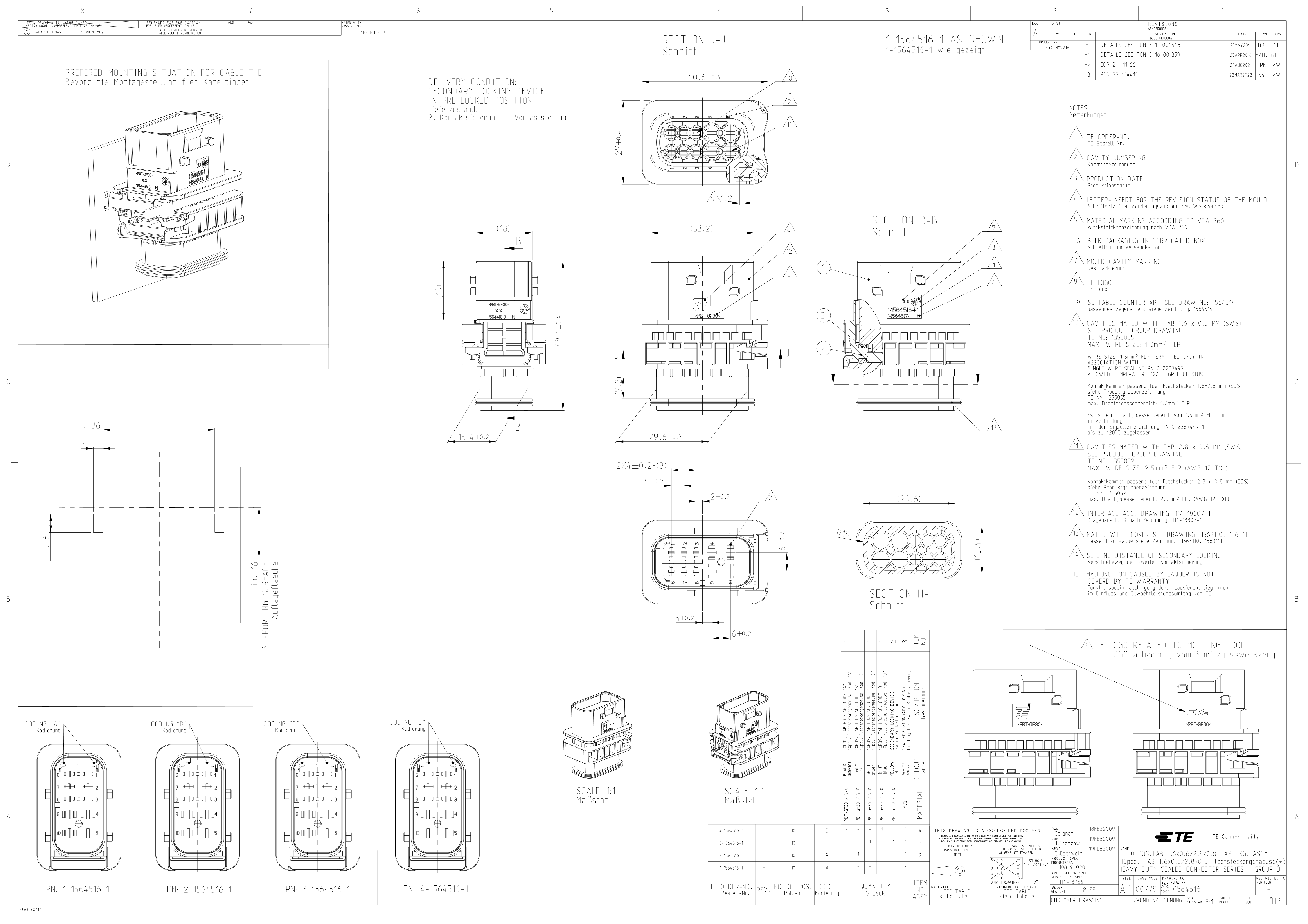 1-1564516-1_（TE Connectivity(美国泰科)）1-1564516-1中文资料_价格_PDF手册-立创电子商城