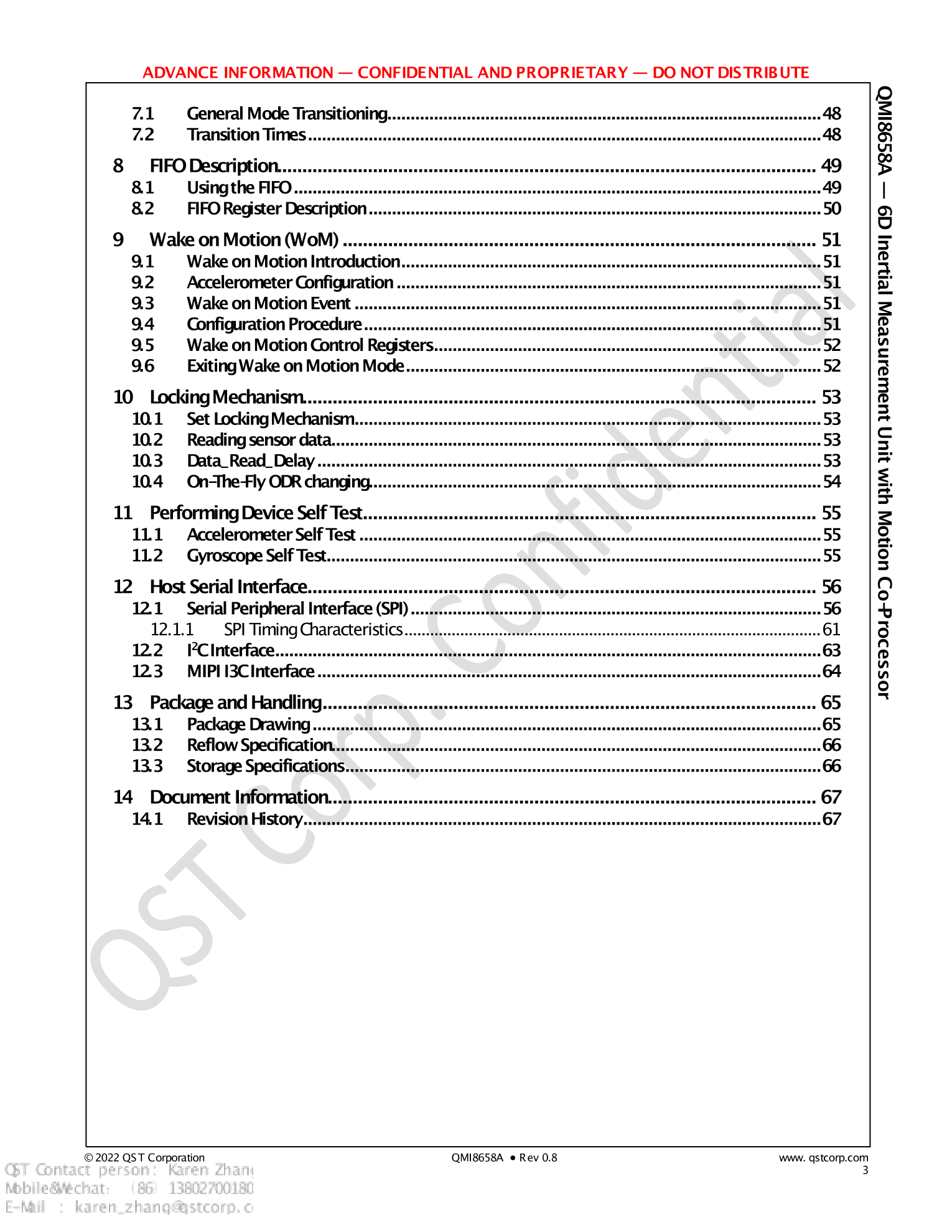 QMI8658A_（QST(上海矽睿)）QMI8658A中文资料_价格_PDF手册-立创电子商城