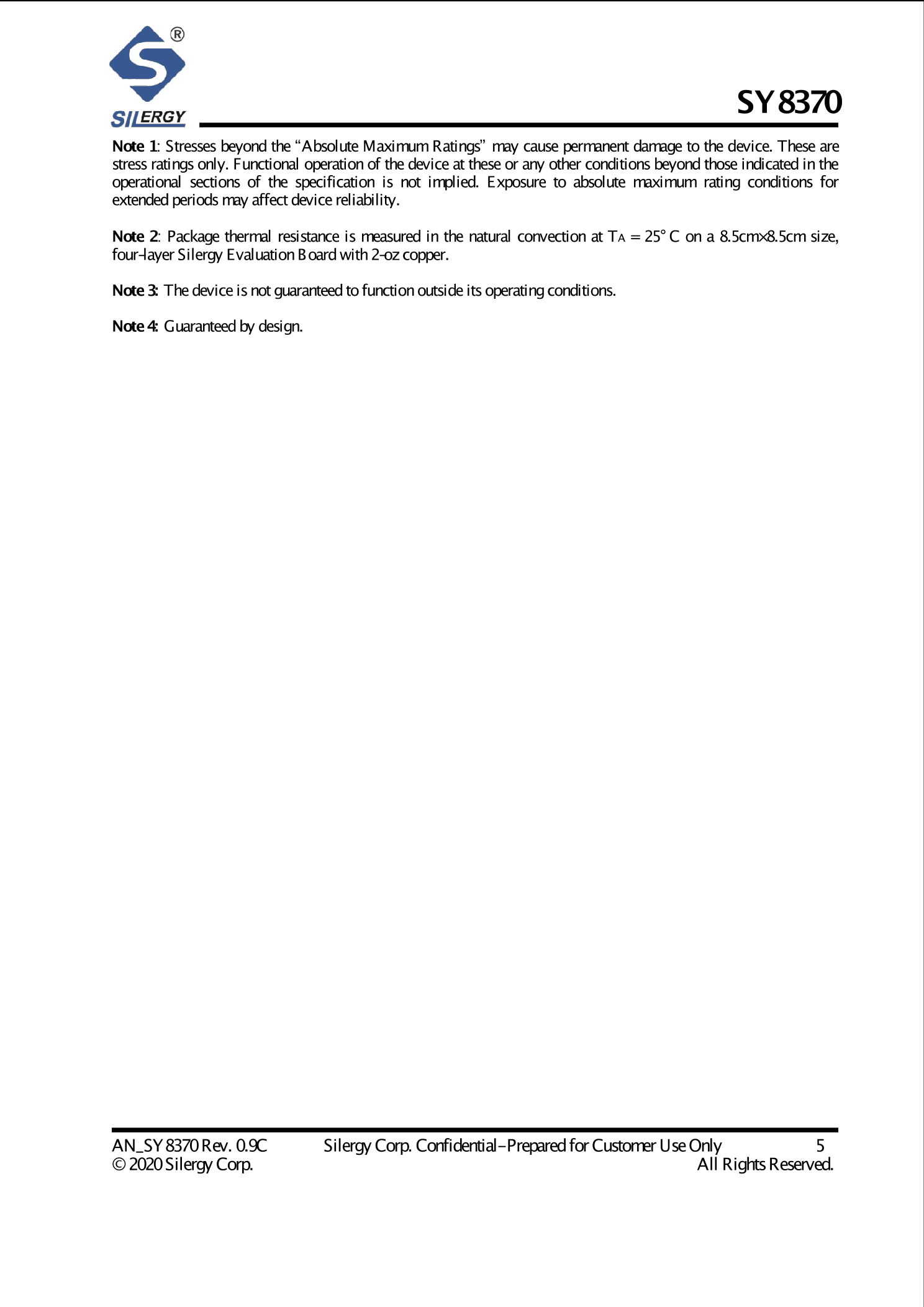 SY8370TMC_（silergy(矽力杰)）SY8370TMC中文资料_价格_PDF手册-立创电子商城