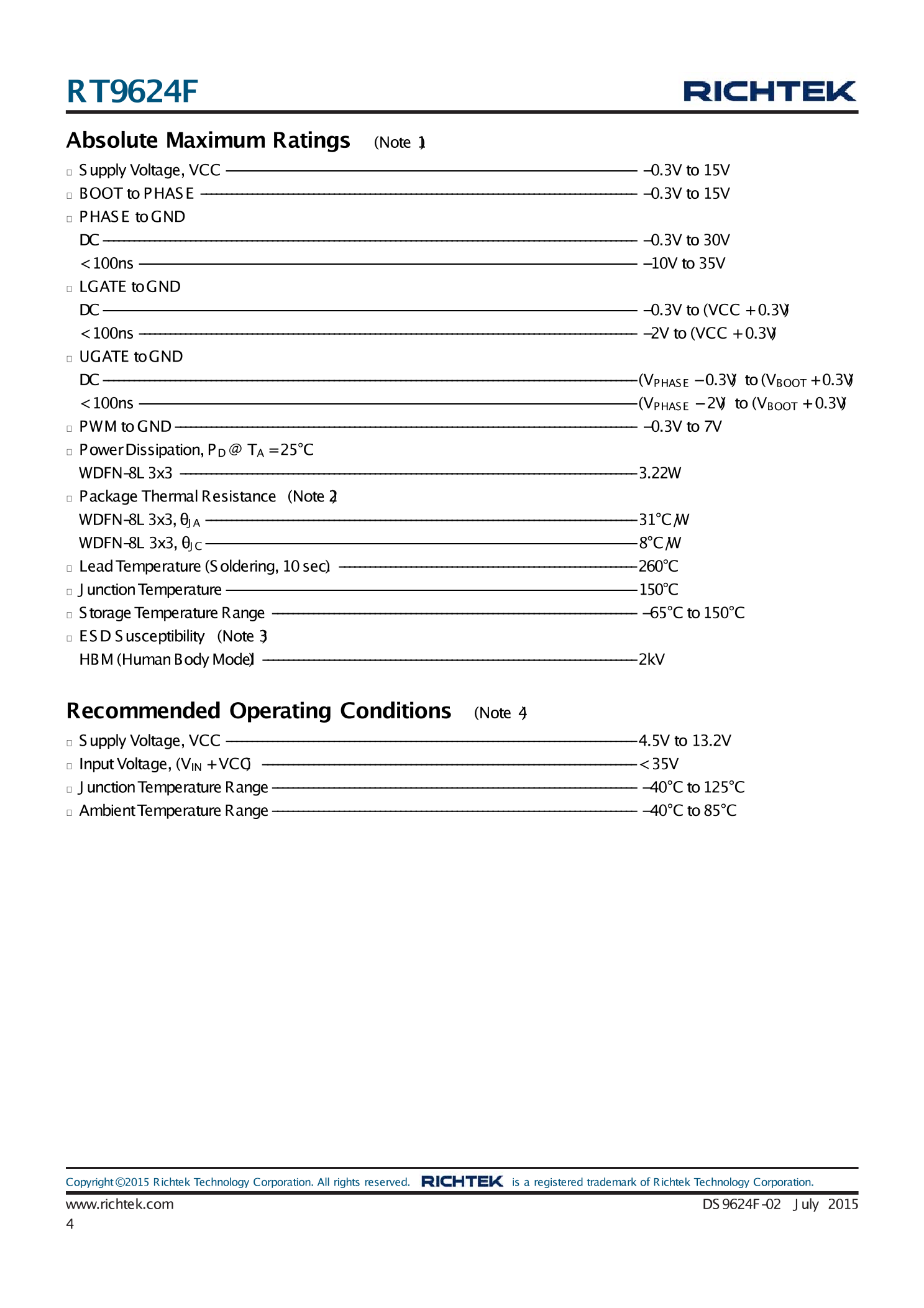 RT9624FGQW_（RICHTEK(立锜)）RT9624FGQW中文资料_价格_PDF手册-立创电子商城