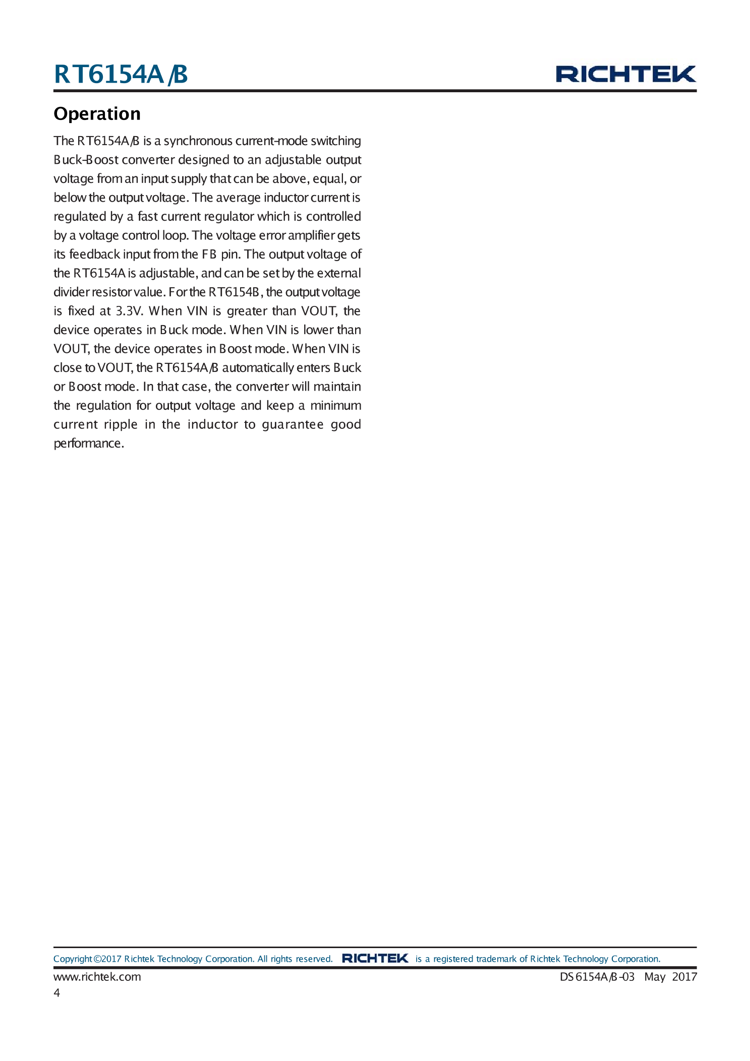 RT6154AGQW_（RICHTEK(立锜)）RT6154AGQW中文资料_价格_PDF手册-立创电子商城