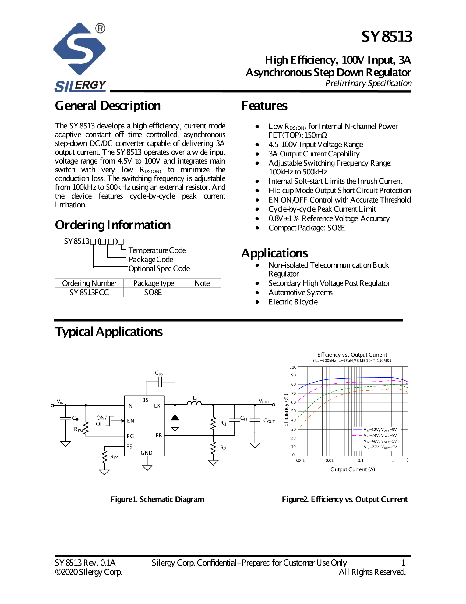 SY8513FCC_（silergy(矽力杰)）SY8513FCC中文资料_价格_PDF手册-立创电子商城