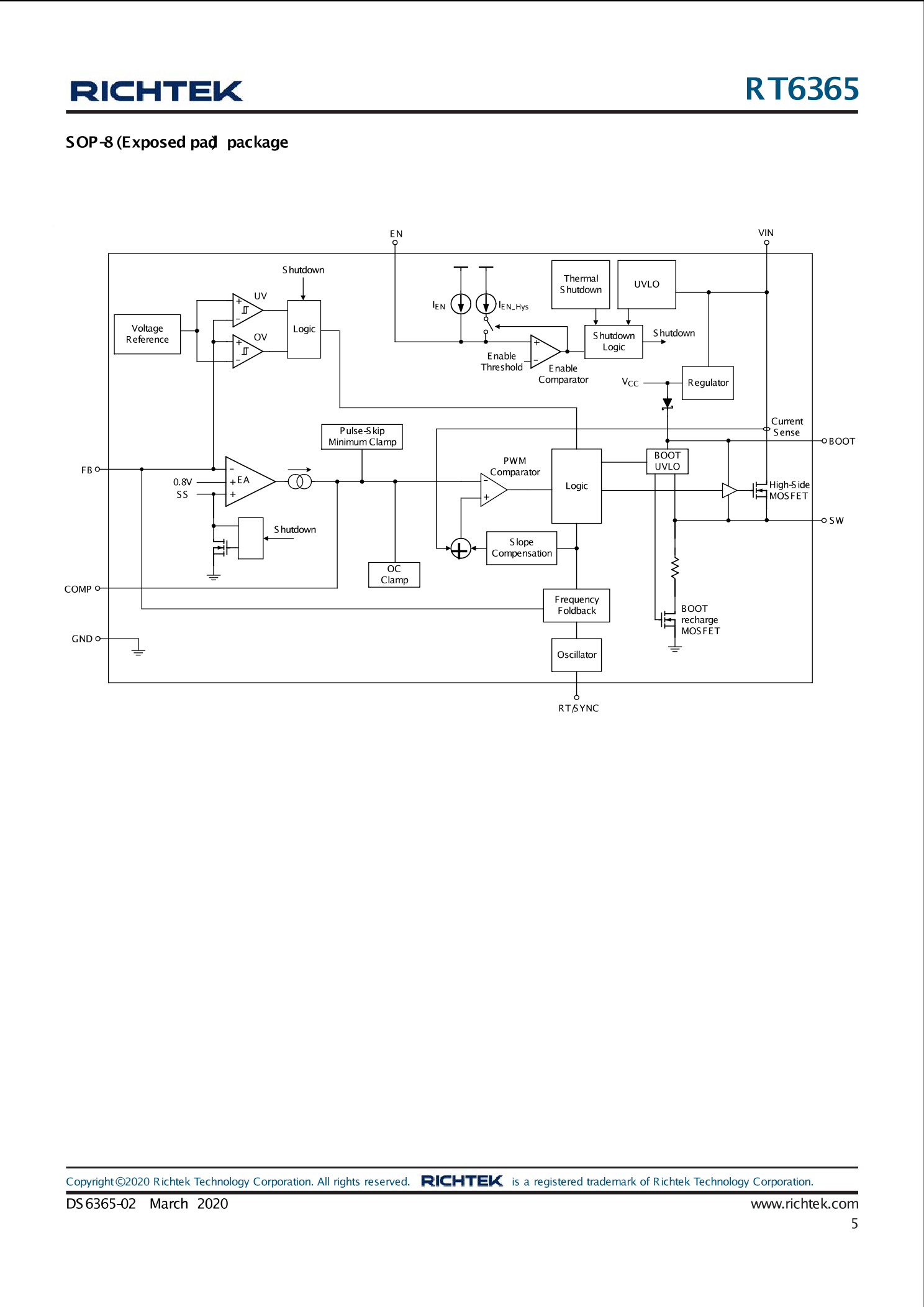 RT6365GSP_（RICHTEK(立锜)）RT6365GSP中文资料_价格_PDF手册-立创电子商城