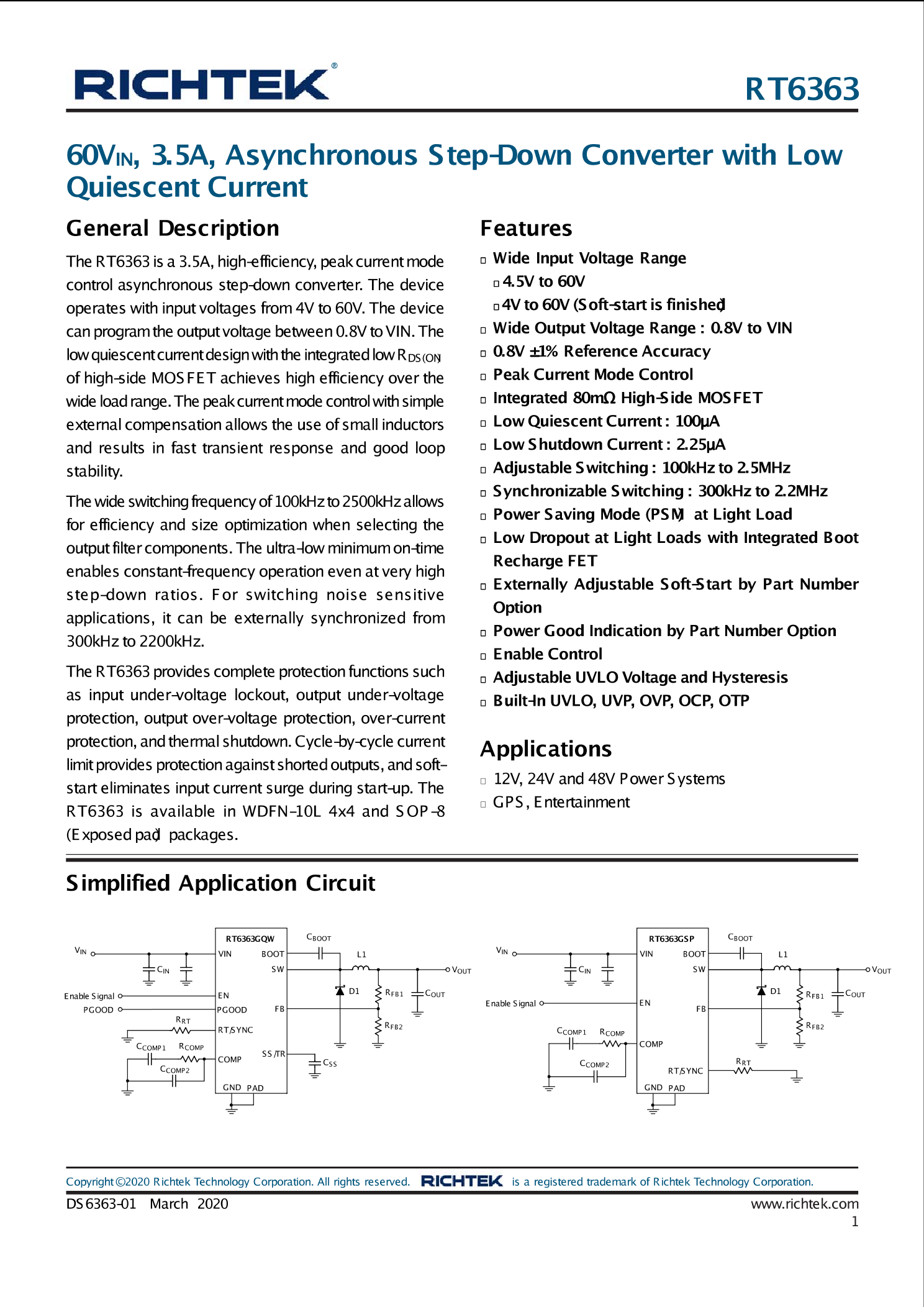 RT6363GSP_（RICHTEK(立锜)）RT6363GSP中文资料_价格_PDF手册-立创电子商城